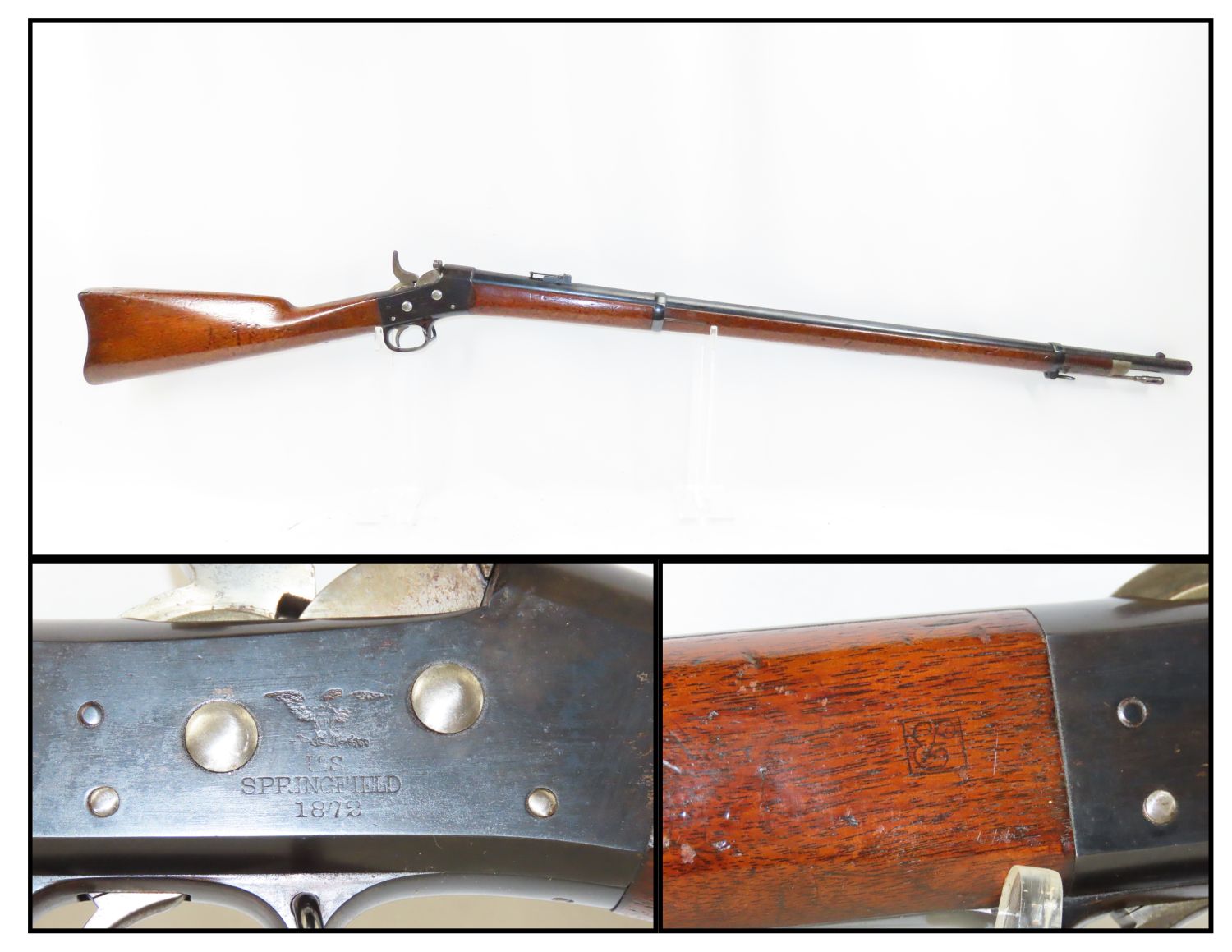 U.S. Springfield Armory Model 1871 rifle 8.18.21 C&R Antique 001 ...