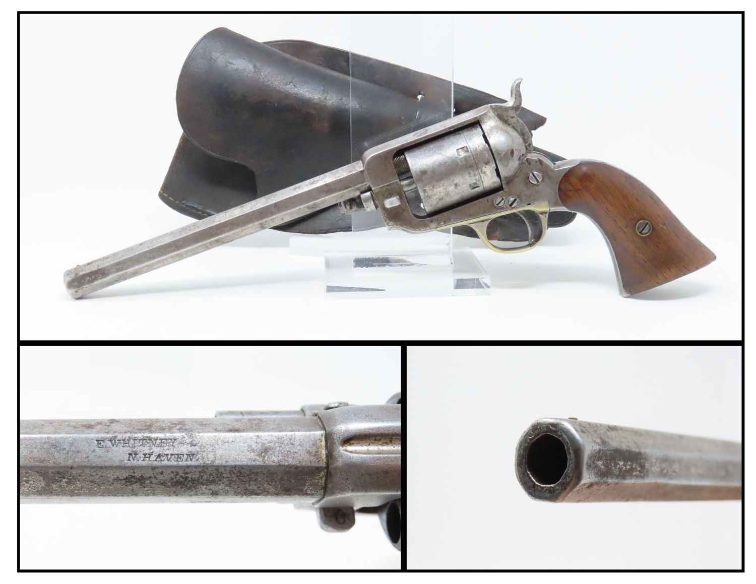 Whitney Second Model Navy Conversion Revolver 7.13.21 C&R Antique 001 ...