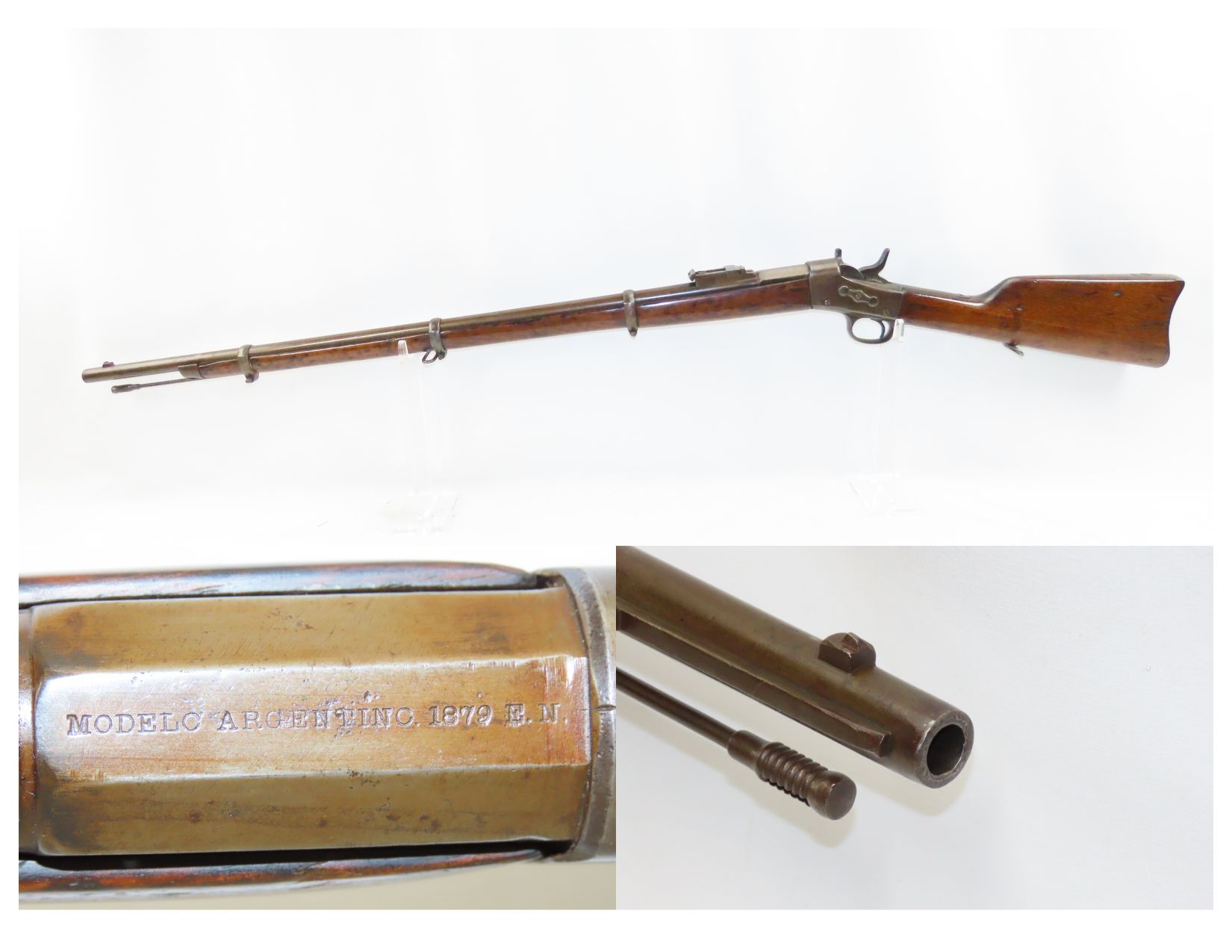 Argentine Contract Model 1879 Remington Rolling Block Breech Loading ...