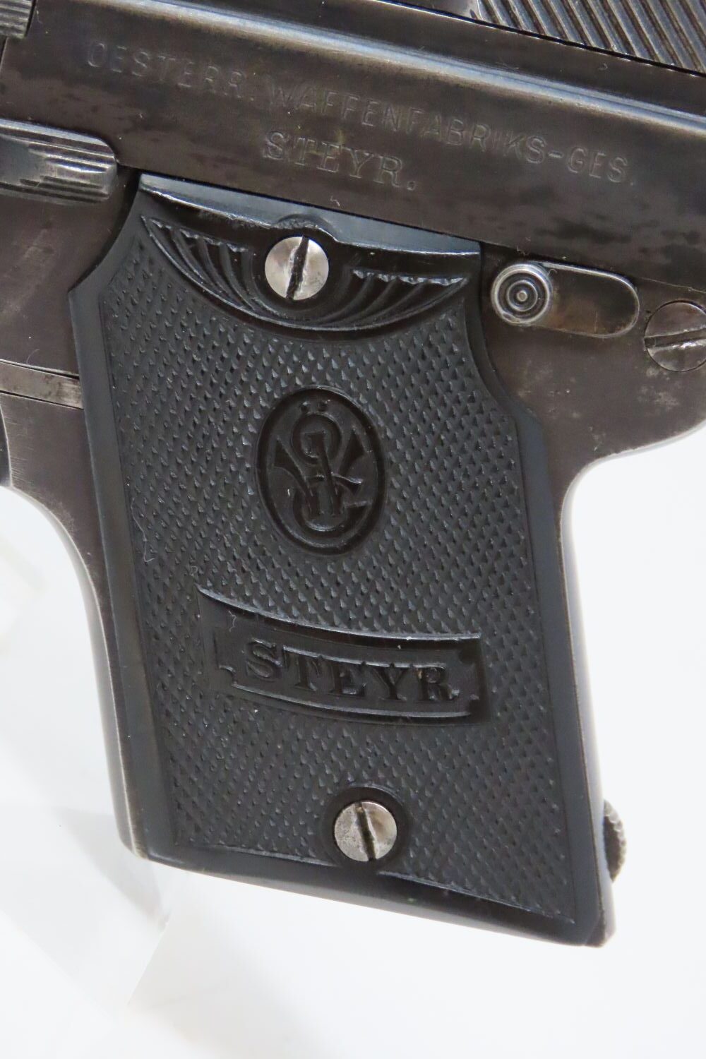 Austrian Steyr 1908 Pocket Pistol 8.5.21 C&R Antique 004 | Ancestry Guns