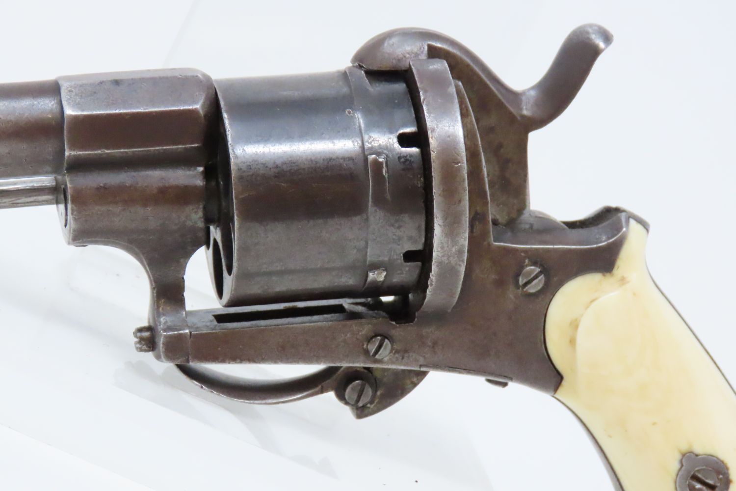 Belgian Folding Trigger Revolver 7.9.21 C&R Antique 004 | Ancestry Guns