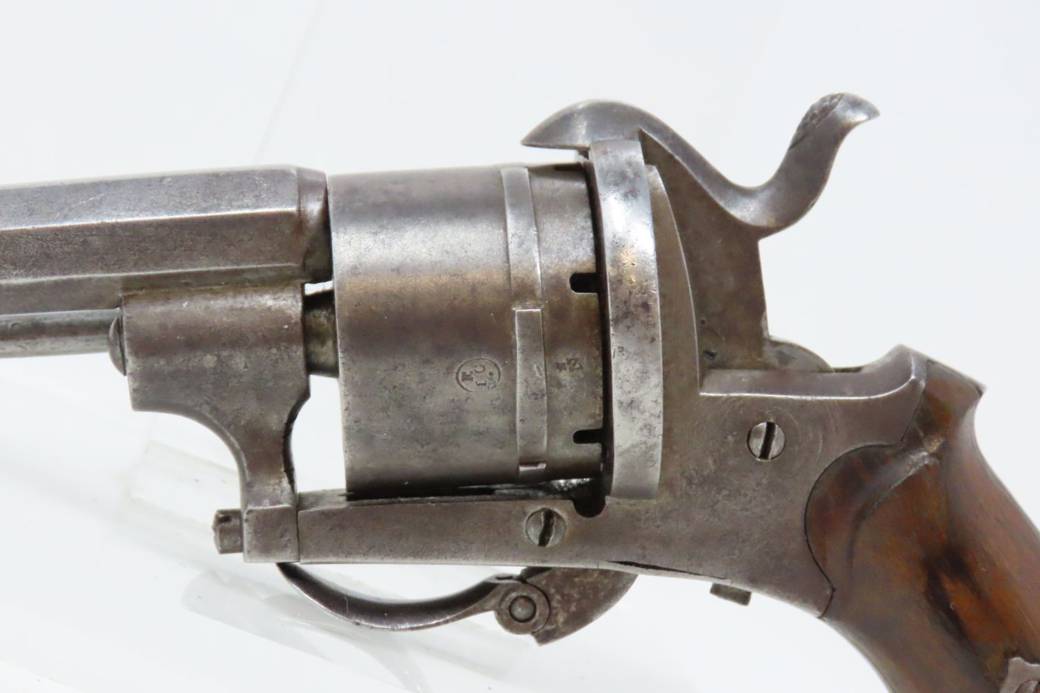 Belgian Folding Trigger Revolver 7.9.21 C&R Antique 004 | Ancestry Guns