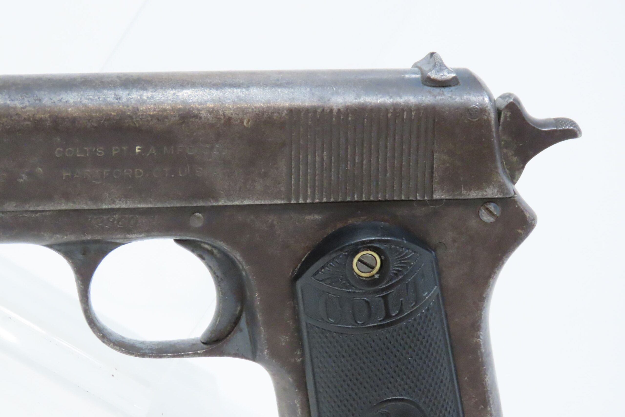 Colt Model 1903 Pocket Hammerless Pistol with Pearl Grips 8.25.21 C ...