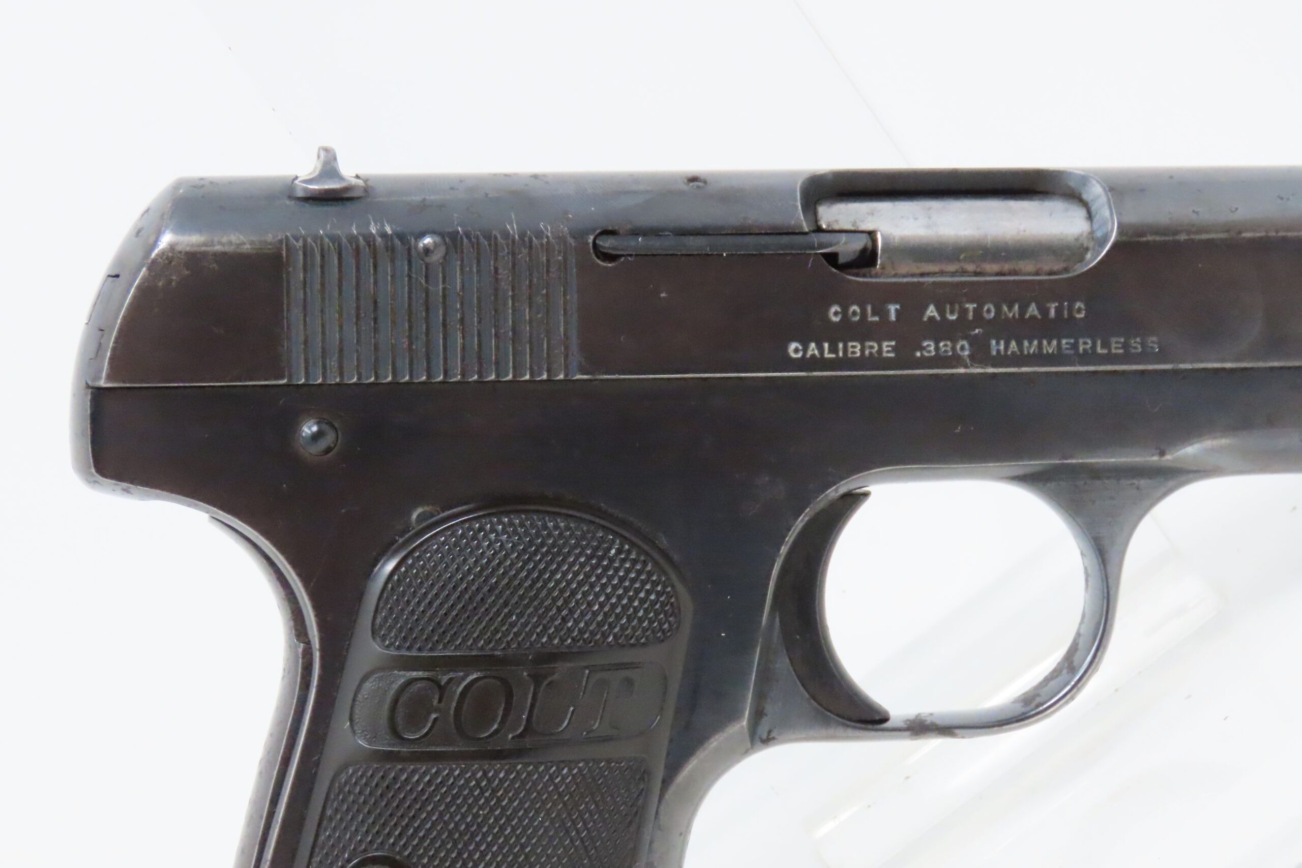 Colt Model 1908 Pocket hammerless Pistol 8.23.21 C&RAntique018 ...