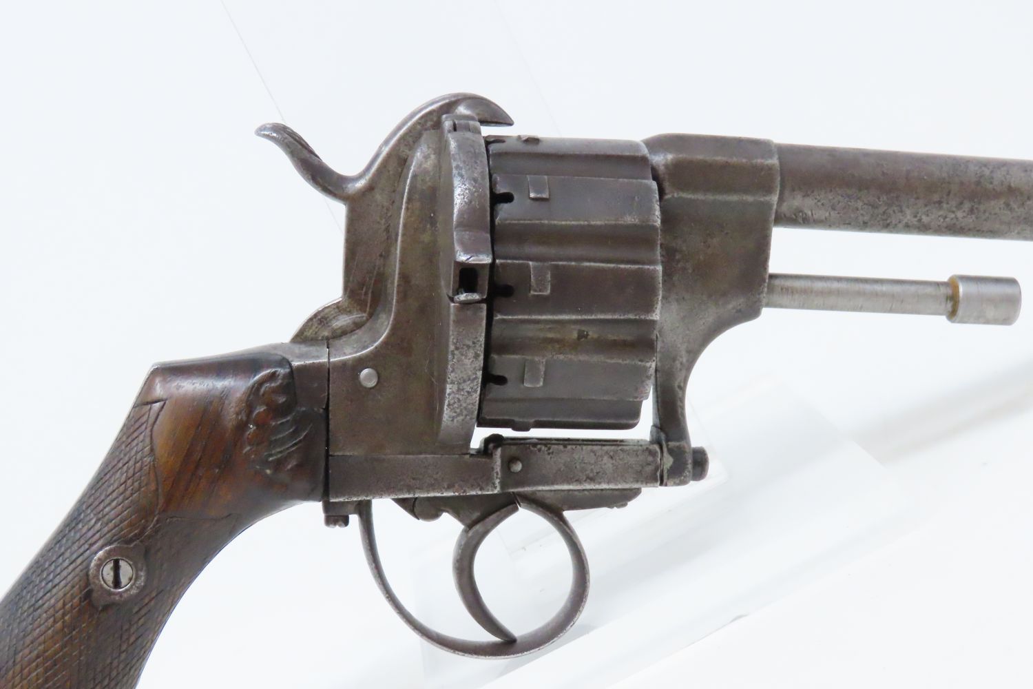 E. Lefaucheux Revolver European Pinfire 7.13.21 C&R Antique 016 ...