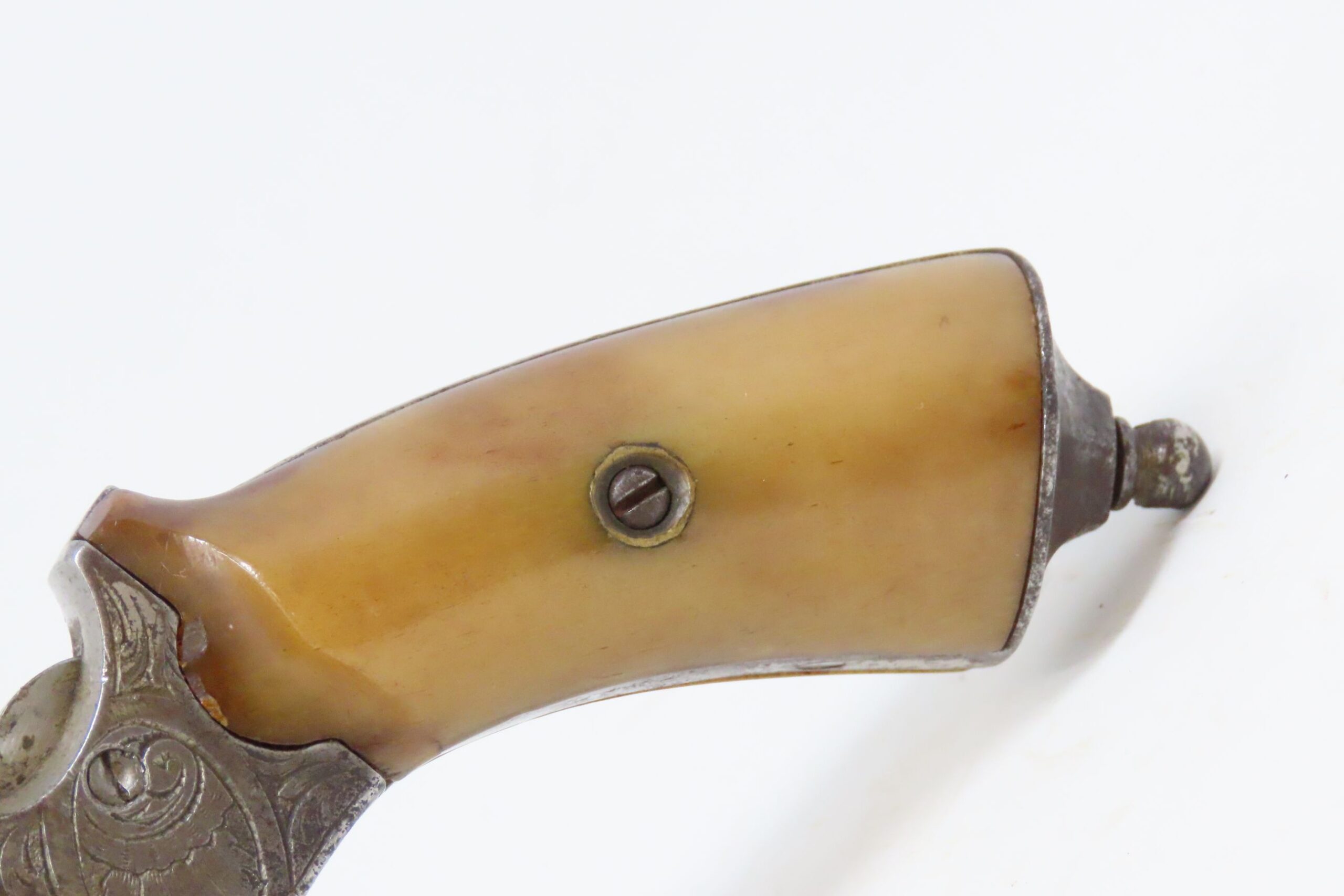 Engraved Belgian Folding Trigger Pinfire Revolver 12.28.21 C ...