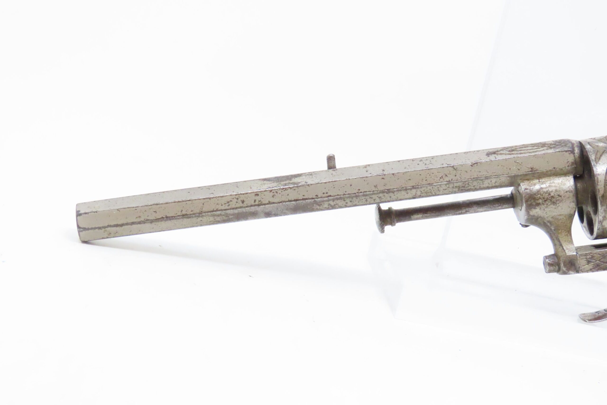 Engraved Belgian Folding Trigger Pinfire Revolver 12.28.21 C ...