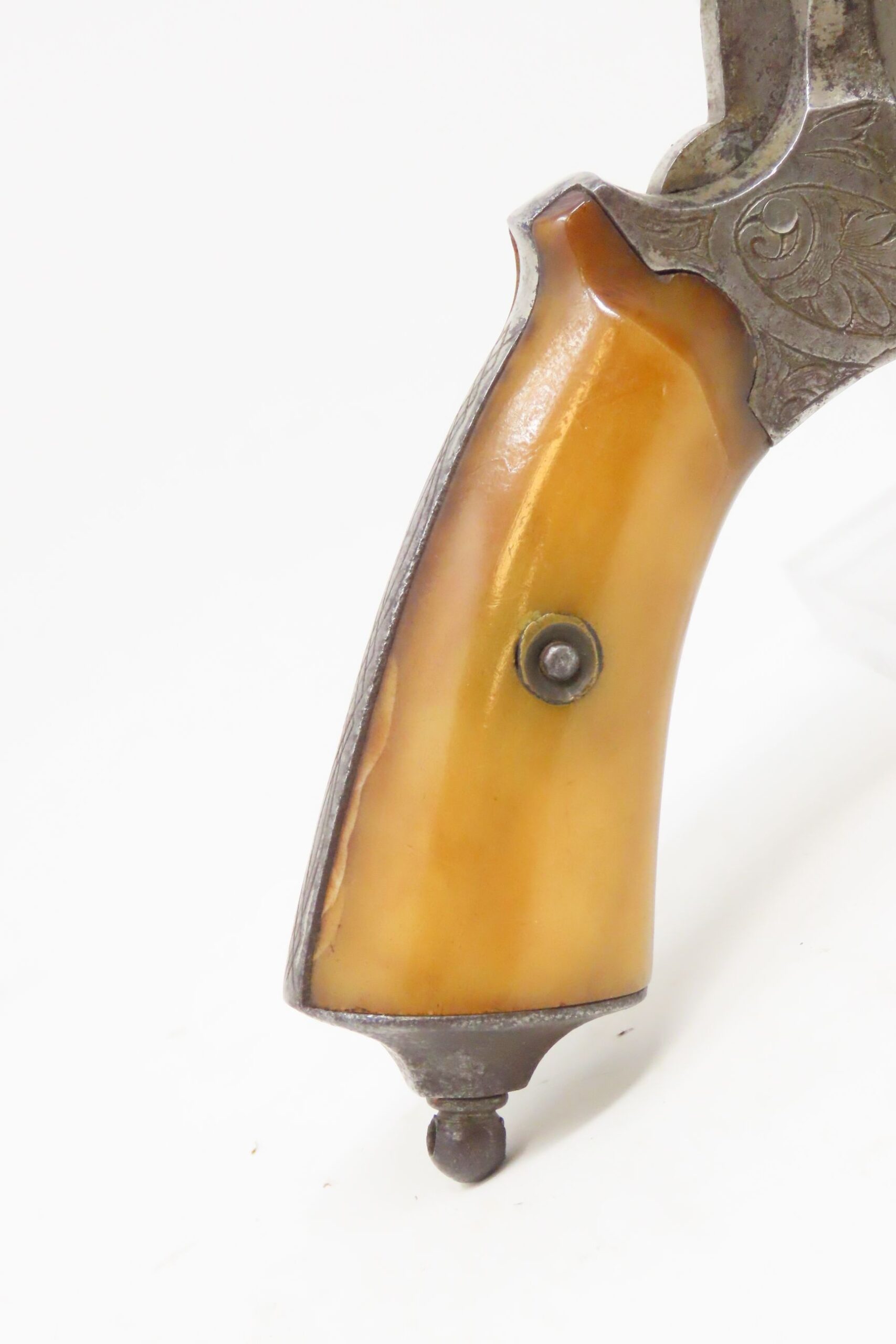 Engraved Belgian Folding Trigger Pinfire Revolver 12.28.21 C ...