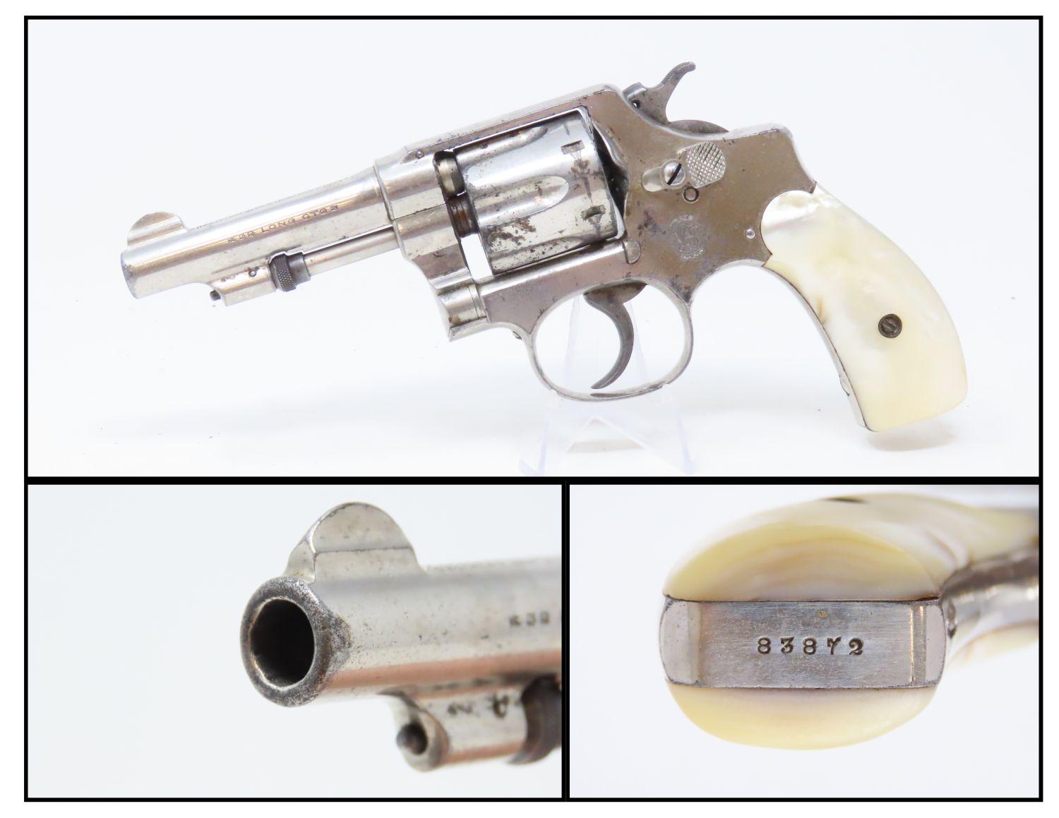 Smith & Wesson .32 Hand Ejector Model of 1903 Second Change Revolver 7. ...