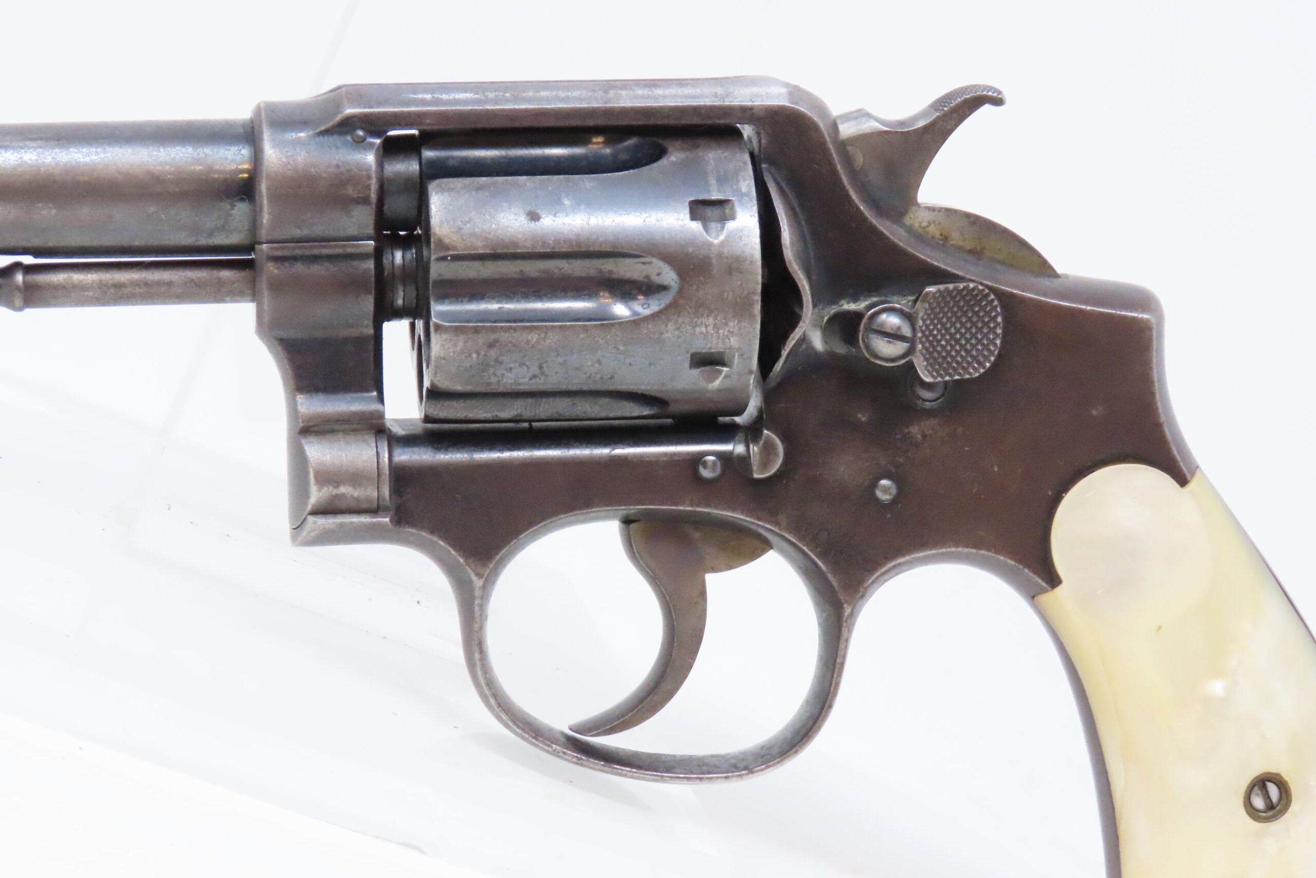 Smith & Wesson Military Police First Model Revolver with Pearl Grips 8. ...