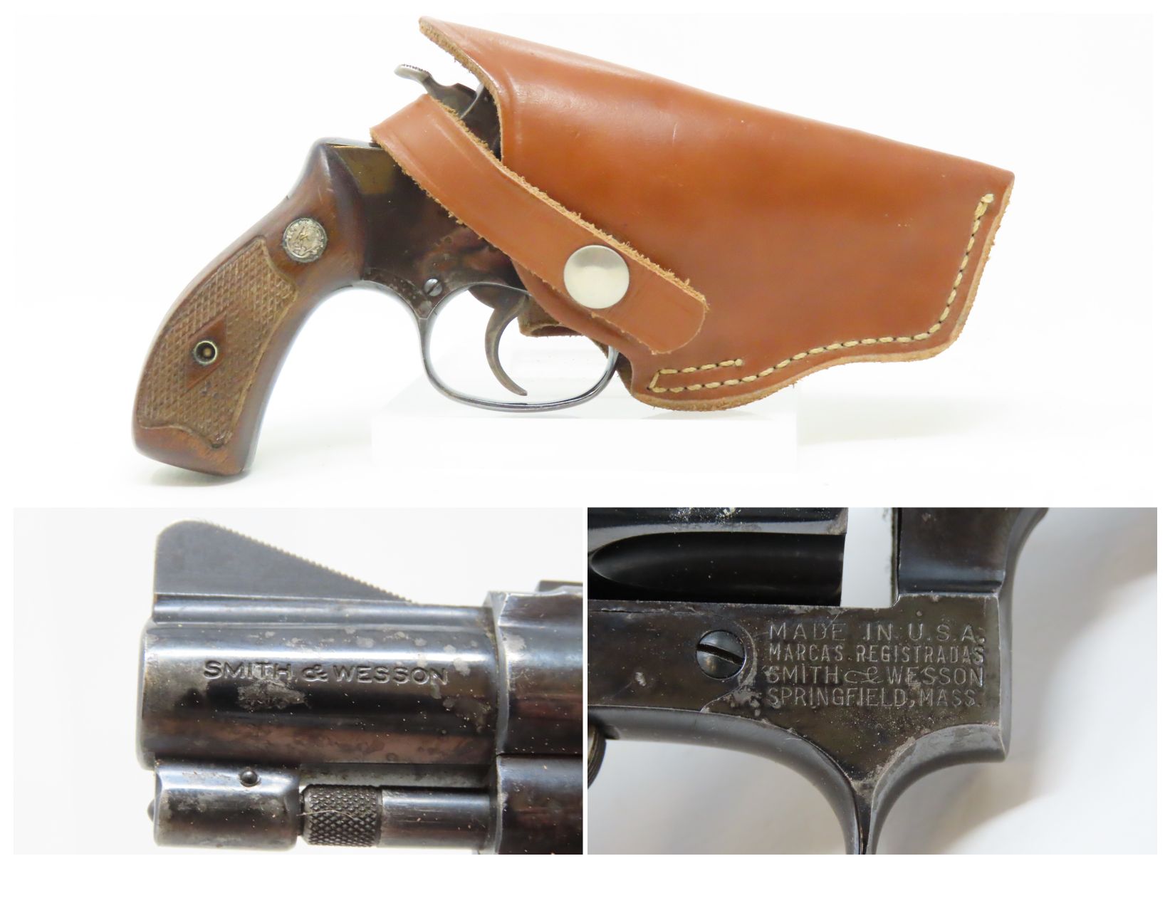 Smith & Wesson Model 34 Revolver with Holster 2.2.21 C&RAntique001 ...