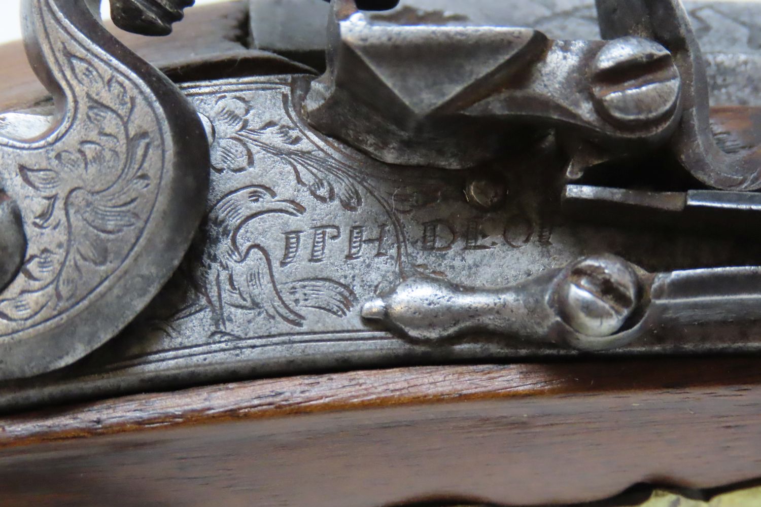 Spanish Style Flintlock Pistol with Duckbill Muzzle 7.12.21 C&R Antique ...