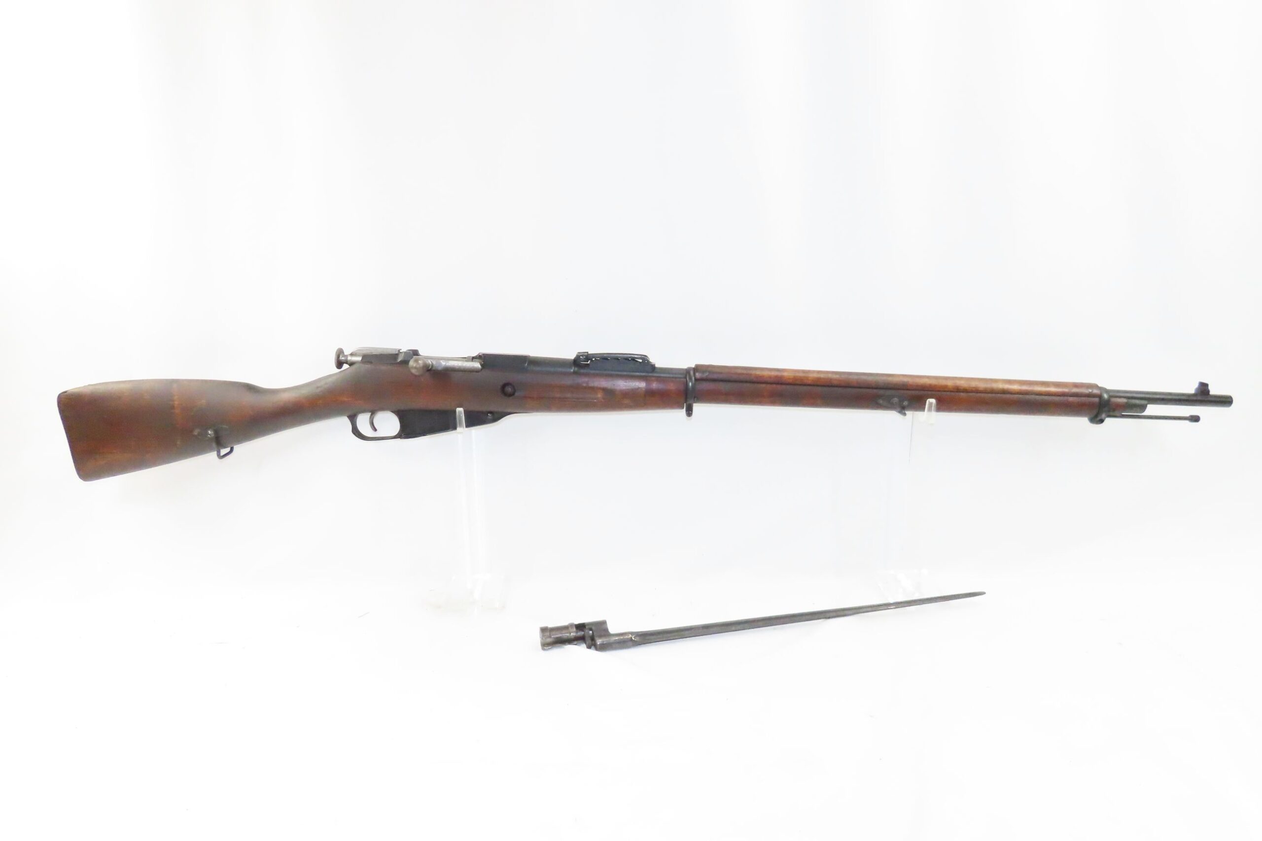 Westinghouse Imperial Russian Contract Model 1891 Rifle with Bayonet 9. ...
