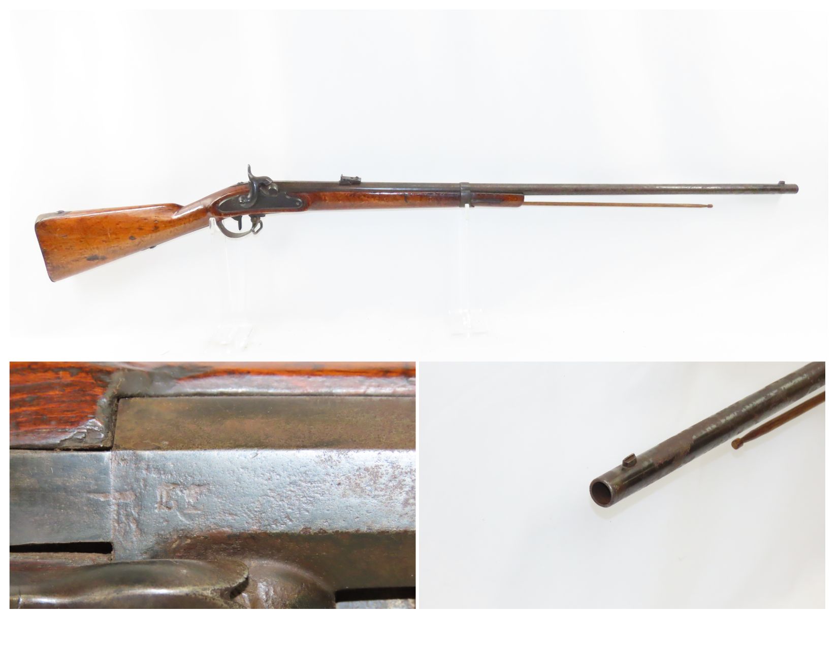 Austrian Lorenz percussion Rifle Converted to a Shotgun 1.6.22 C ...