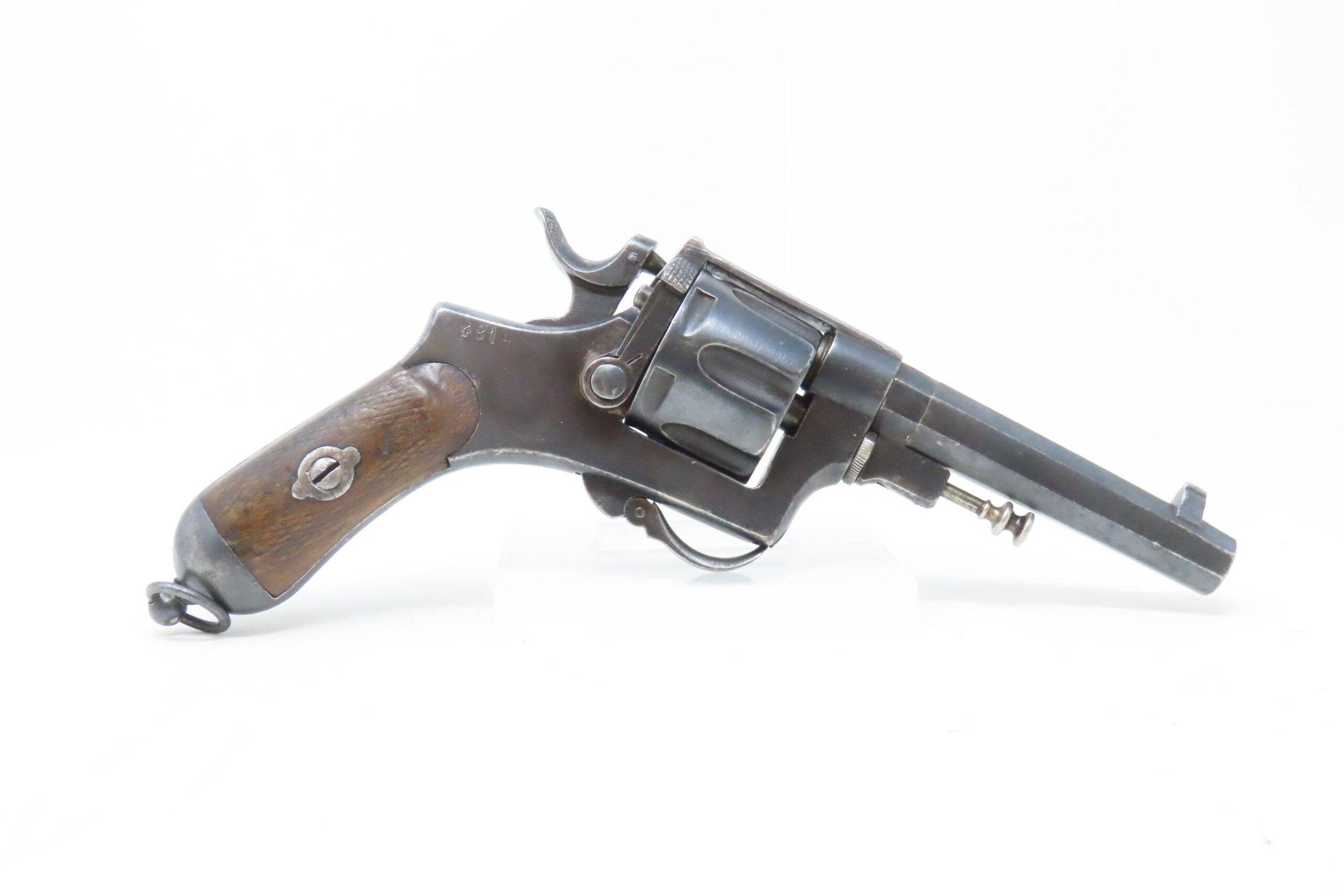 Italian Bodeo MOdel 1889 Folding Trigger Revolver 12.8.21 C&RAntique014 ...