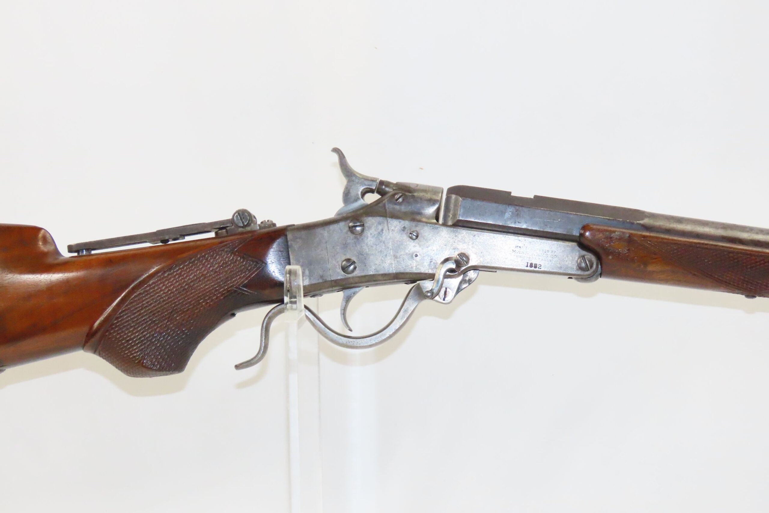 Massachusetts Arms Co 1882 Maynard target Rifle 11.10.21 C&RAntique016 ...