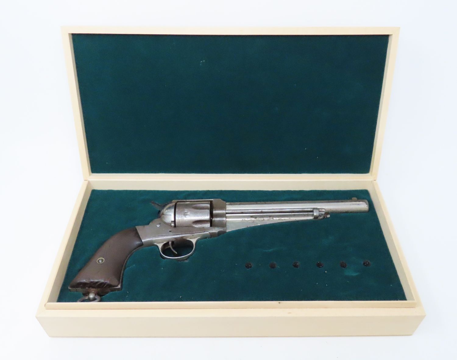 Remington Model 1875 Single Action Revolver With Case 7.2.21 C&R ...