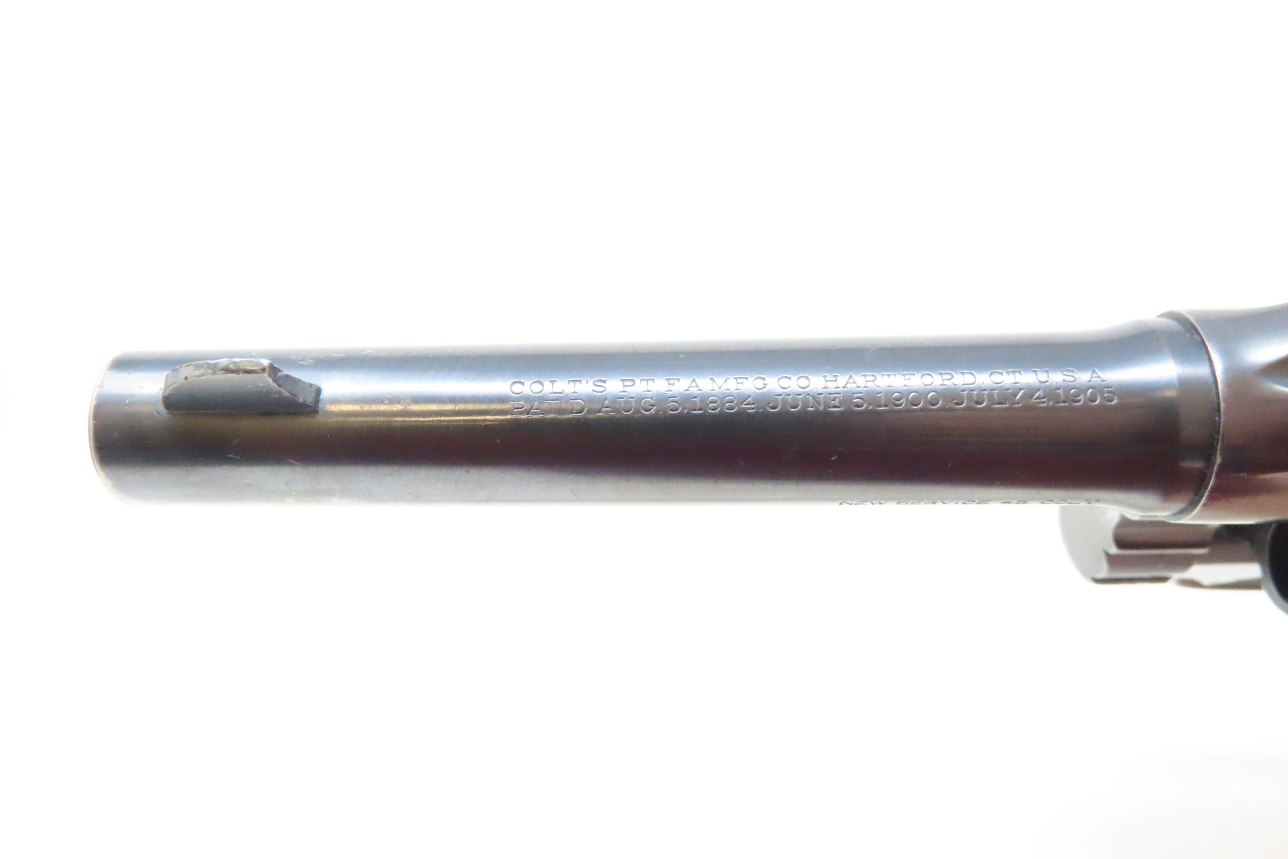 Royal Northwest Mounted POlice Marked Colt New Service Revolver with ...