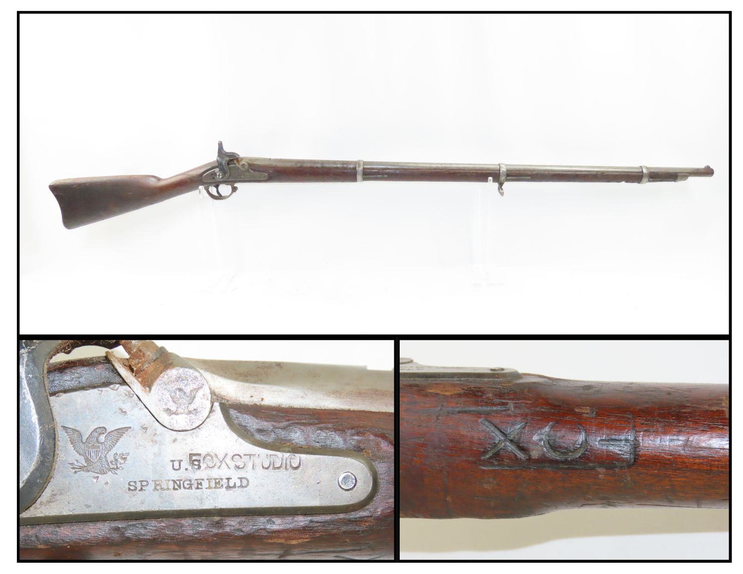 Springfield Model 1863 Type II Model 1864 Rifle Musket 8.10.21 C&R ...