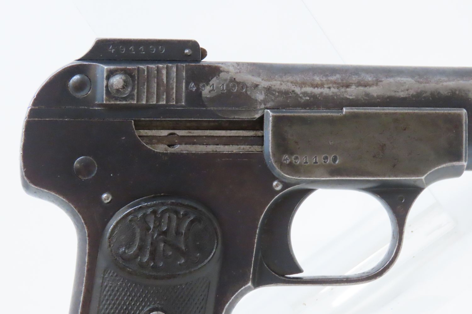 Belgian Fabrique Nationale Model 1900 Semi Automatic Pistol 8.3.21 C&R ...