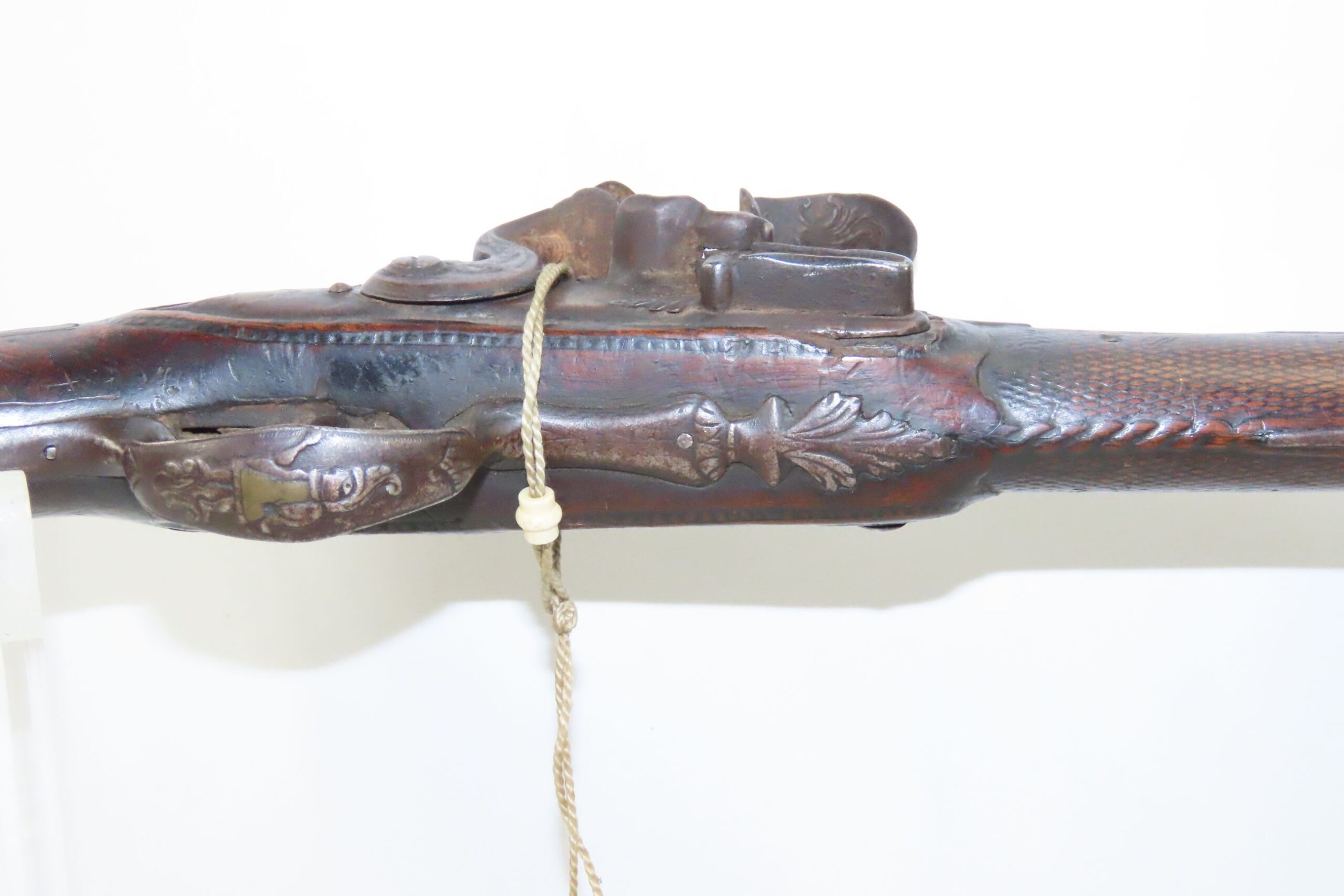 Engraved and Relief Carved Flintlock Pistol 9.14.21 C&RAntique008 ...