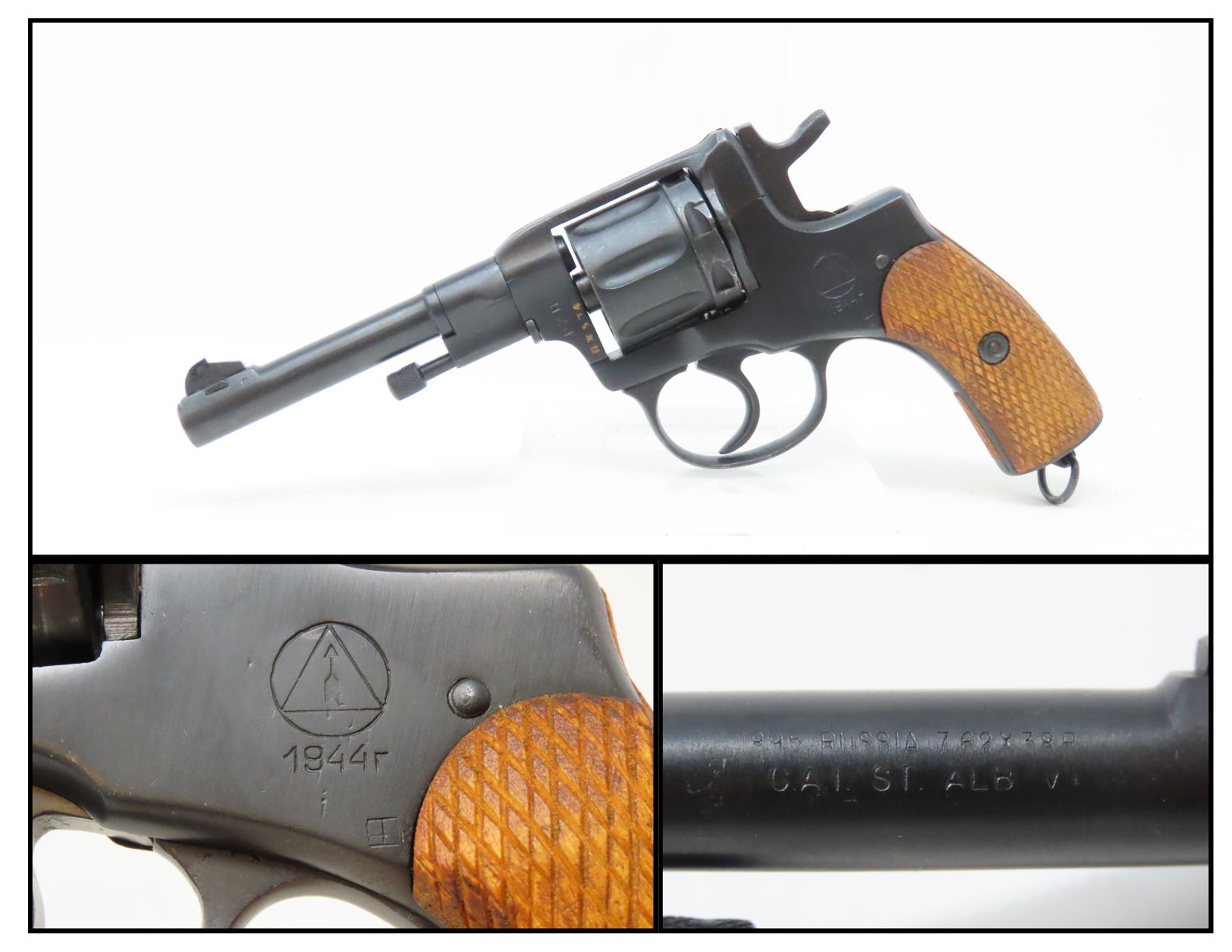Izhevsk Arsenal Nagant Model 1895 Revolver 8.4.21 C&R Antique 001 ...
