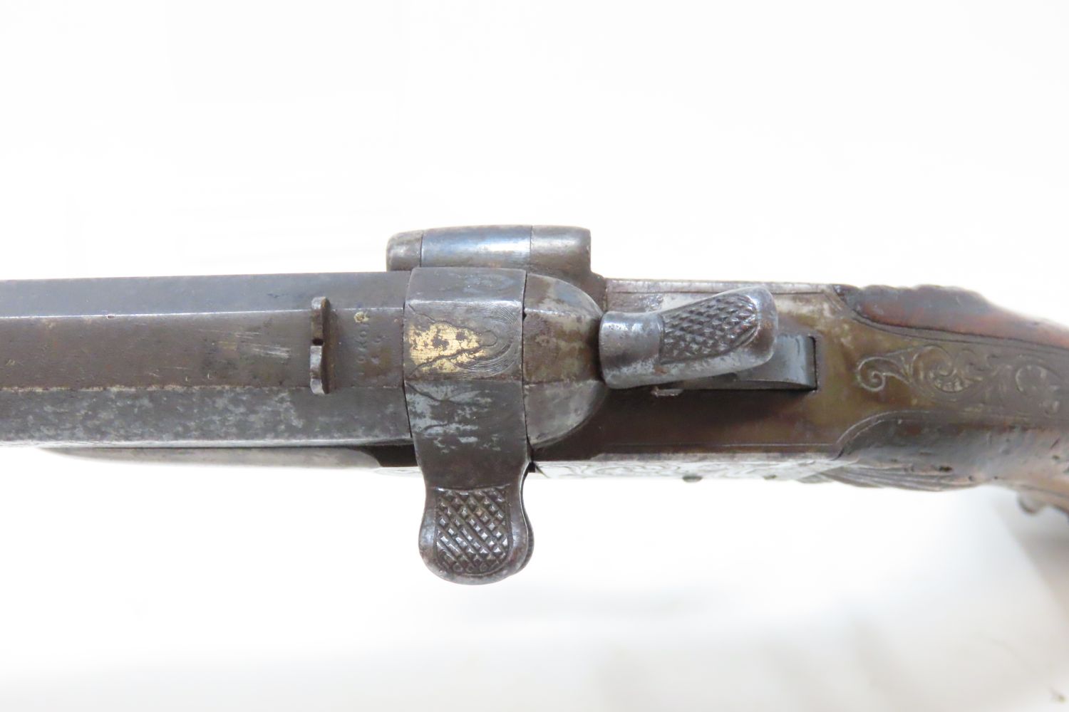 Loron Single Shot Rocket Ball Pistol 8.3.21 C&R Antique 009 | Ancestry Guns