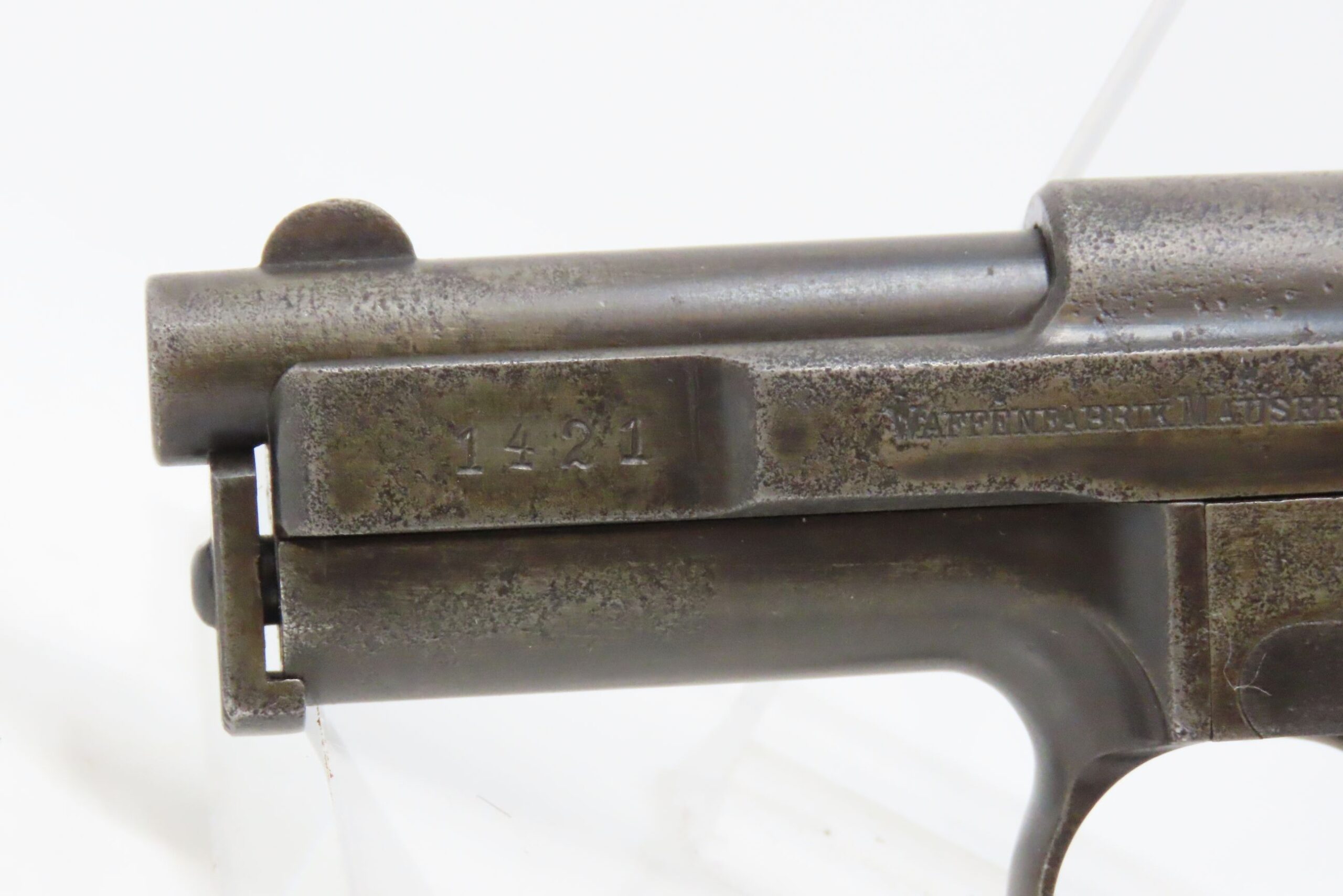 Mauser Model 1910 Pistol with Wood Grips 12.17.21 C&RAntique005 ...