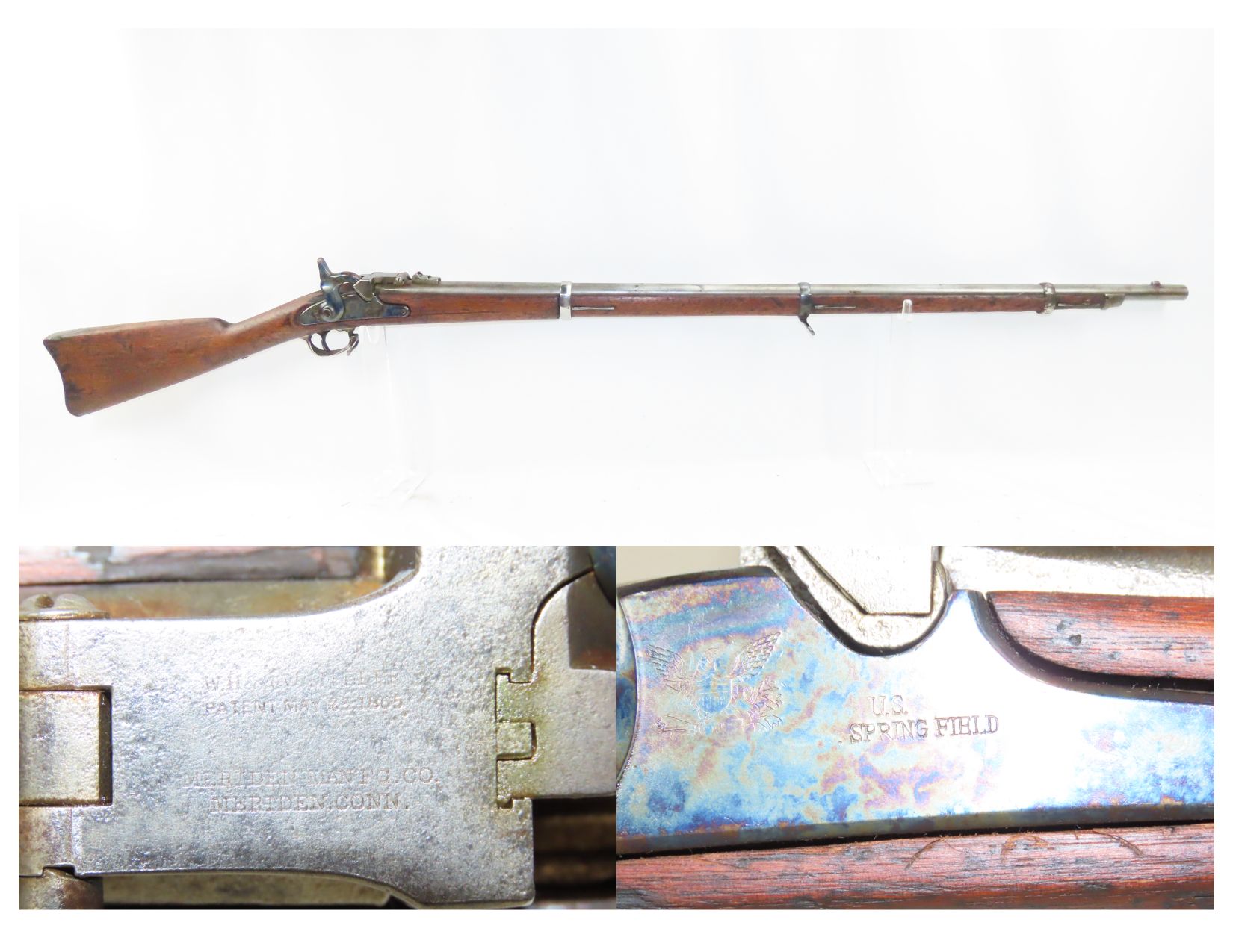 Meriden Manufacturing Co. Miller Conversion Model 1861 Rifle Musket 9.1 ...
