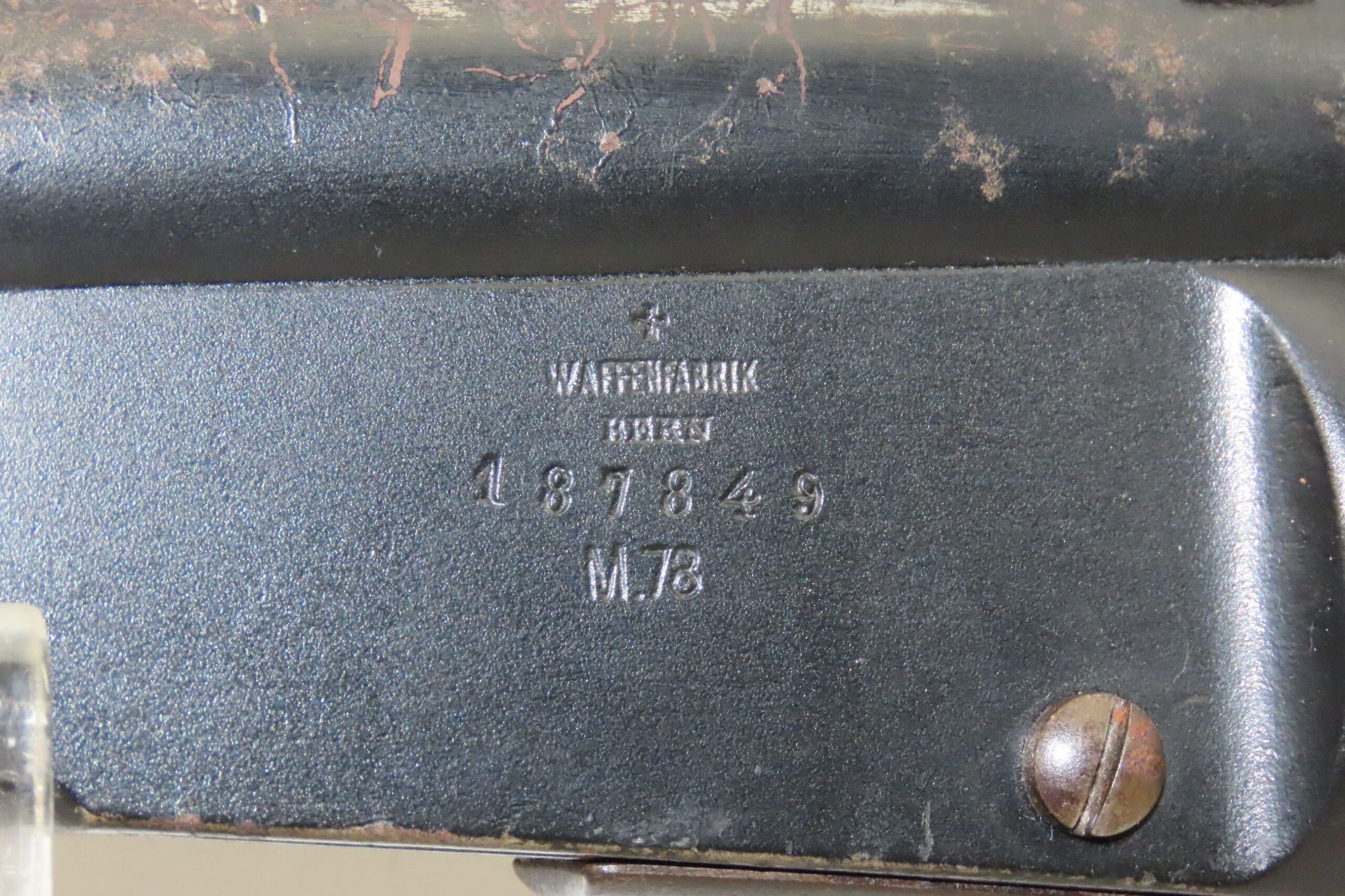 Swiss Waffenfabrik Bern Vetterli M78 Bolt Action Rifle 1.31.22 C ...