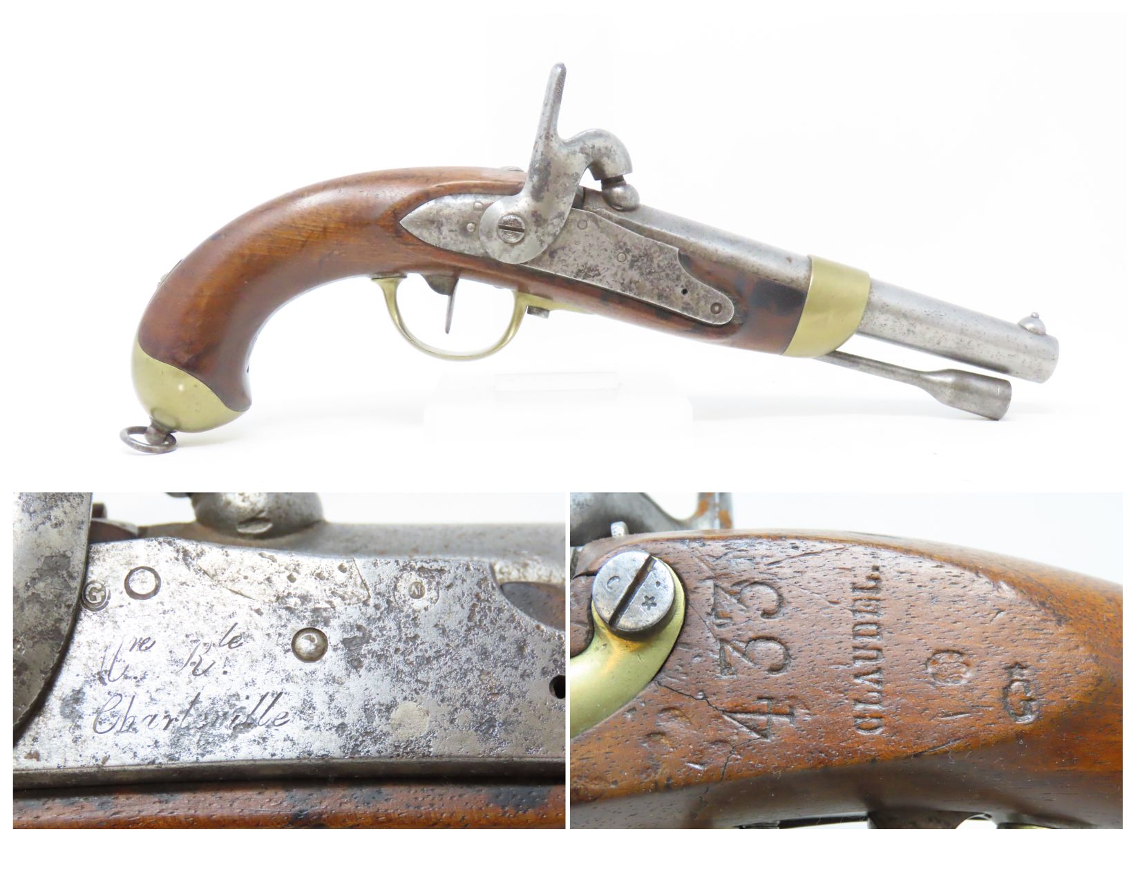 Charleville Model 1822 Pistol 1.26.22 C&RAntique001 | Ancestry Guns