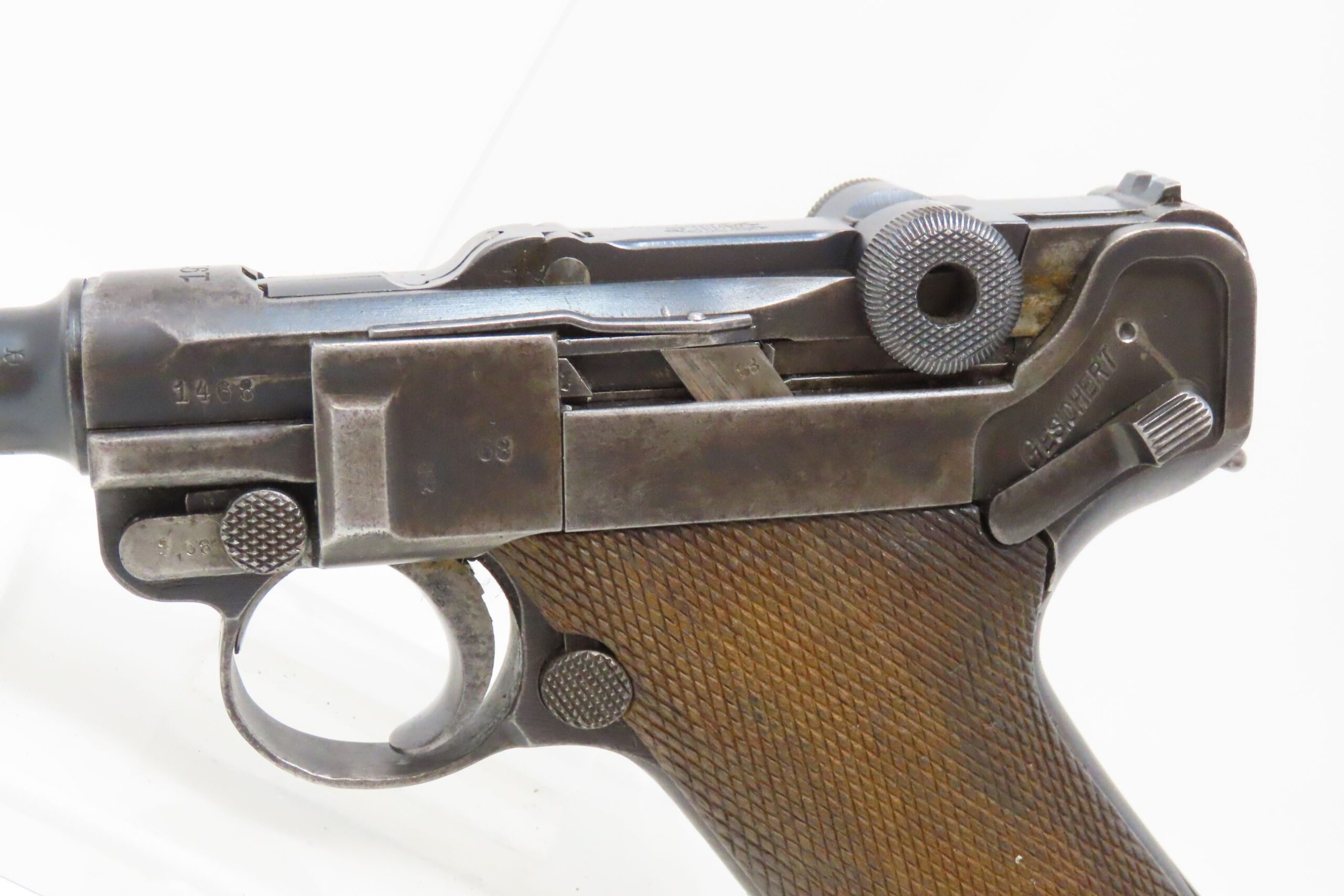 DWM 1917 Luger Semi Automatic Pistol with Holster 11.17.21 C ...