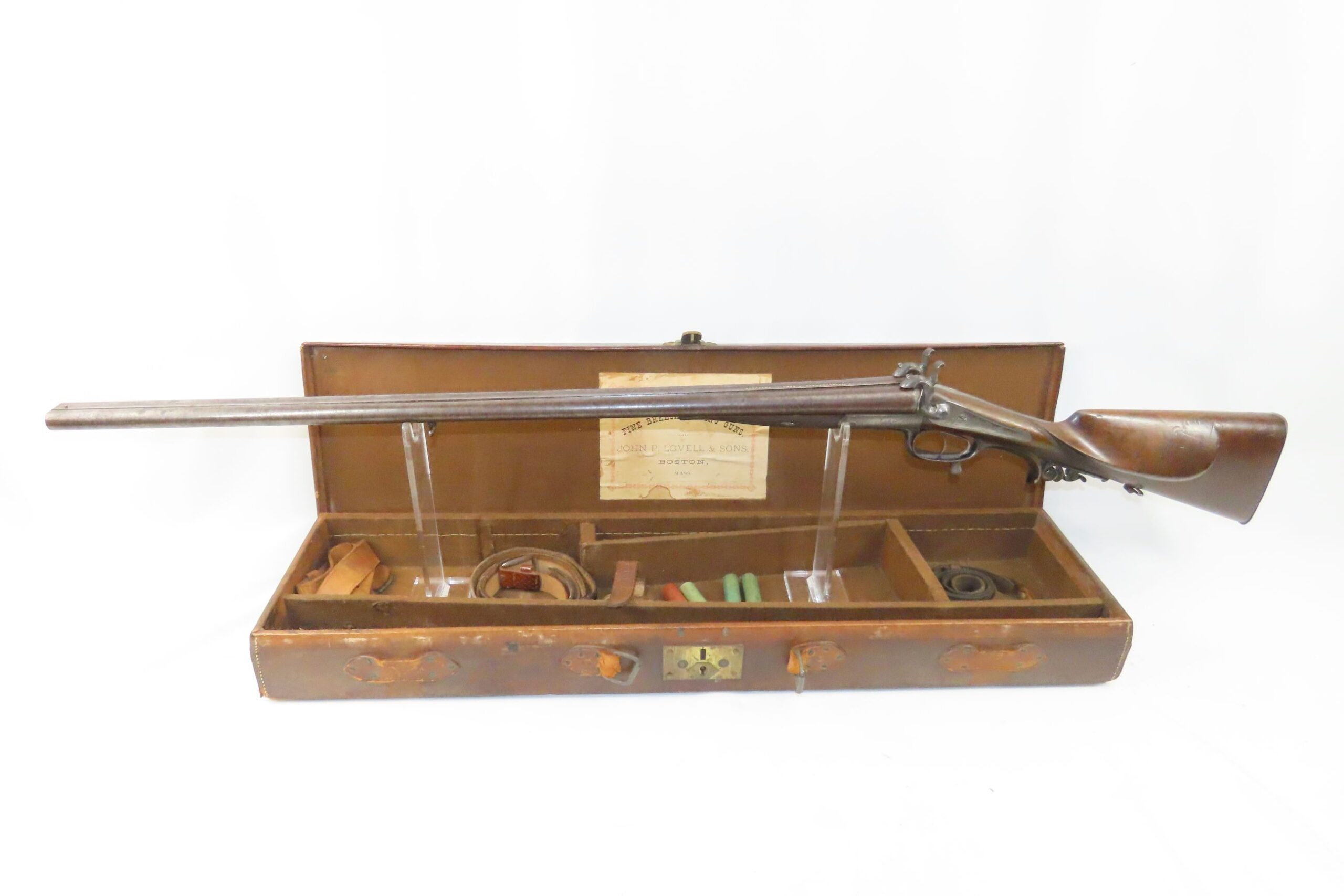 Engraved Wiggenhauser & Sohn Back Action Pinfire Double Barrel Shotgun ...