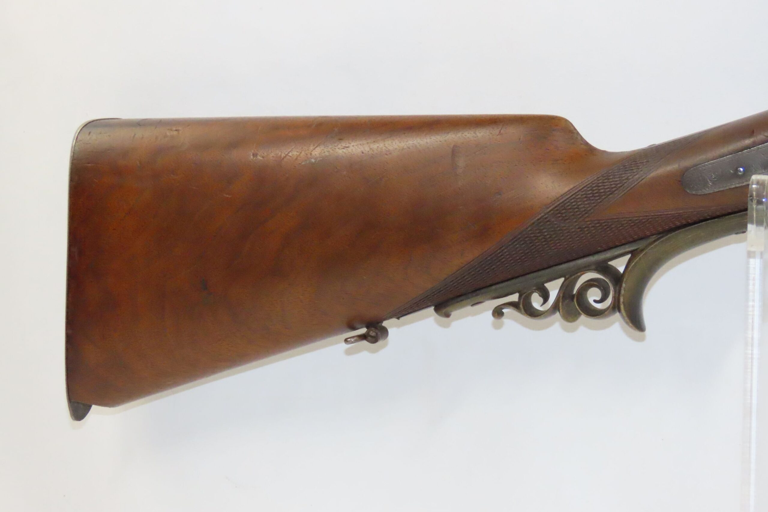 Engraved Wiggenhauser & Sohn Back Action Pinfire Double Barrel Shotgun ...