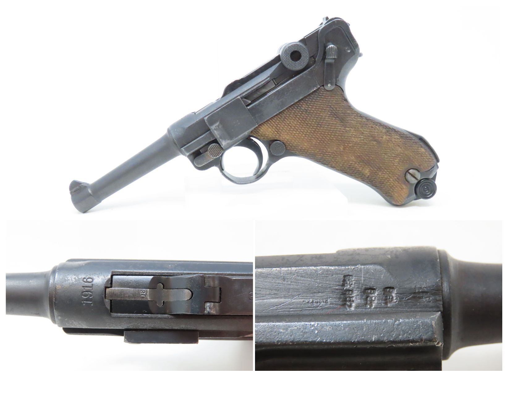German Luger Semi Automatic Pistol 12.8.21 C&RAntique001 | Ancestry Guns