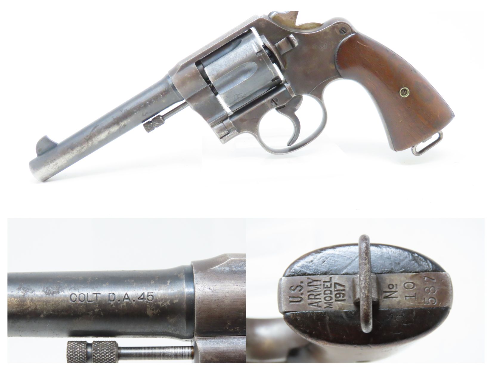 U.S. Colt Model 1917 Revolver 11.5.21 C&RAntique001 | Ancestry Guns