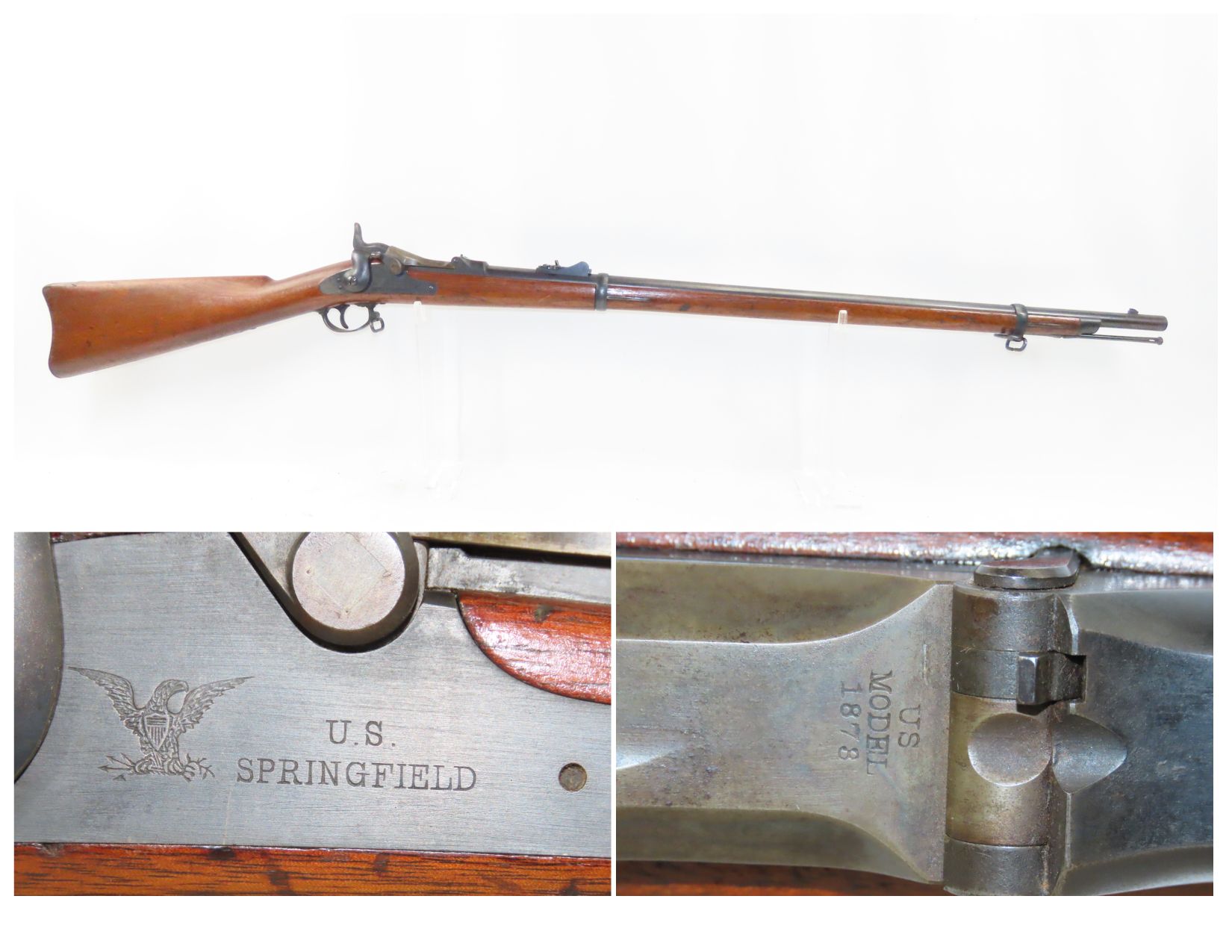 U.S. Springfield Model 1879 Trapdoor Breech Loading Rifle 3.22.22 C ...