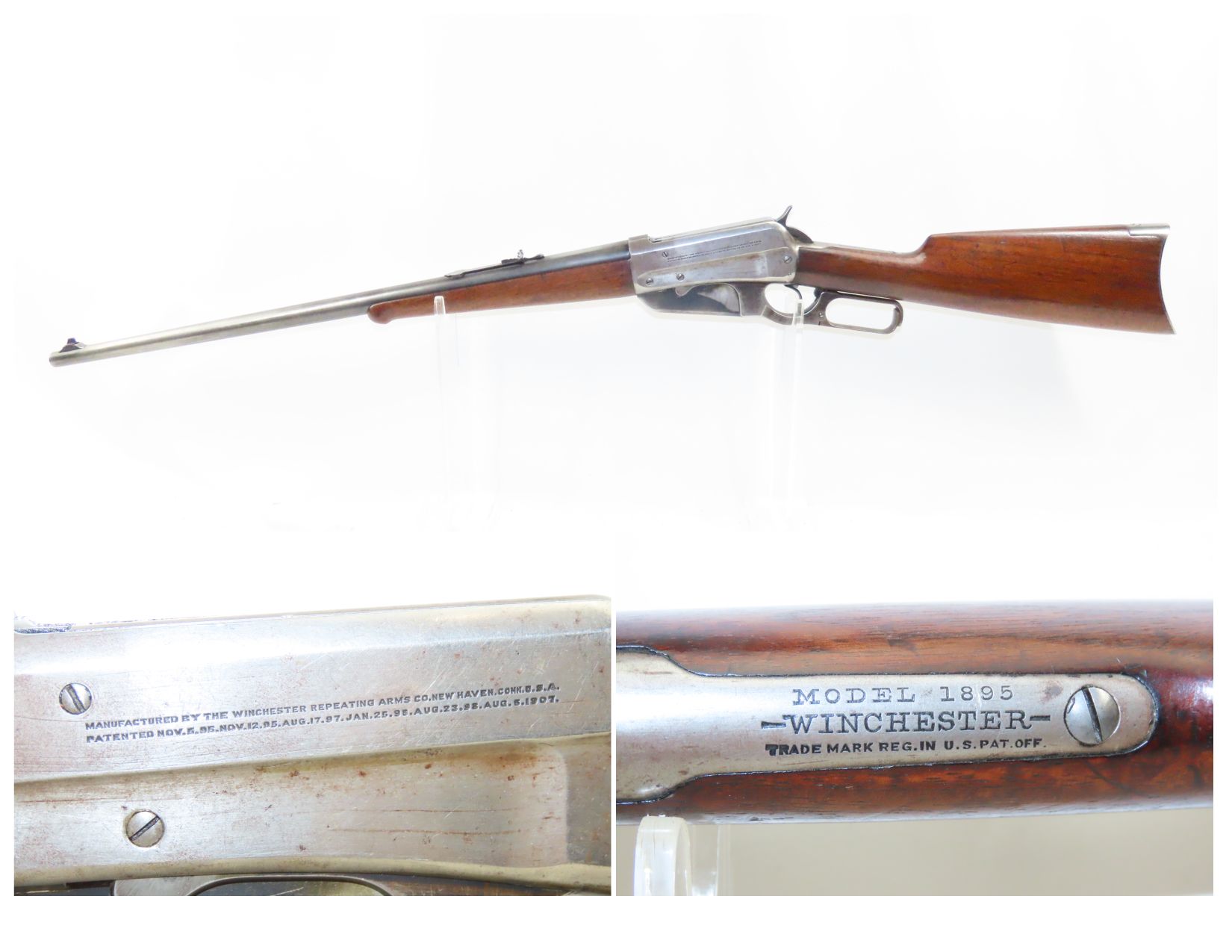 Winchester Model 1895 LEver Action Rifle 2.15.22 C&RAntique001 ...