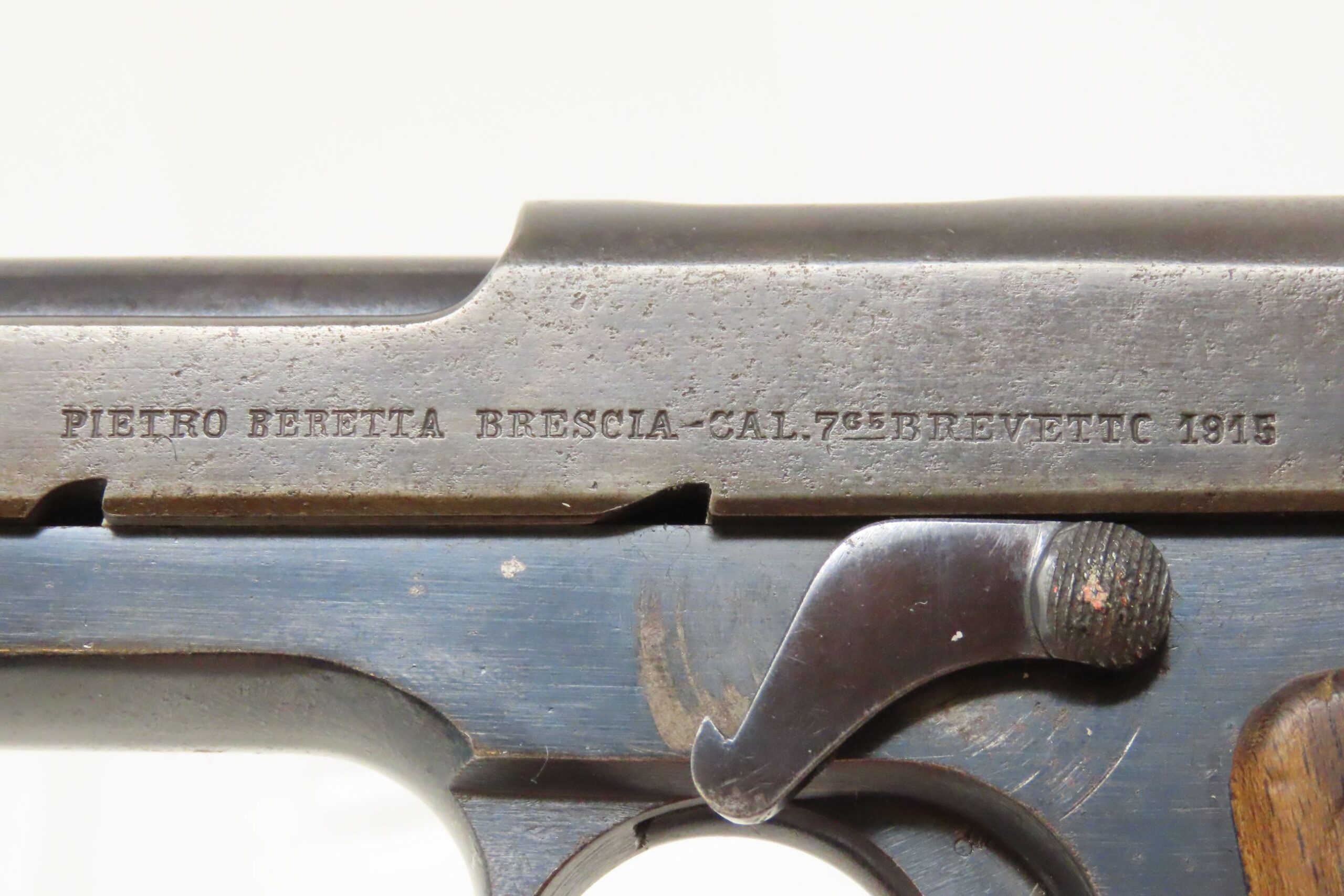 italian Beretta Model 1915 Pistol 11.5.21 C&RAntique007 | Ancestry Guns