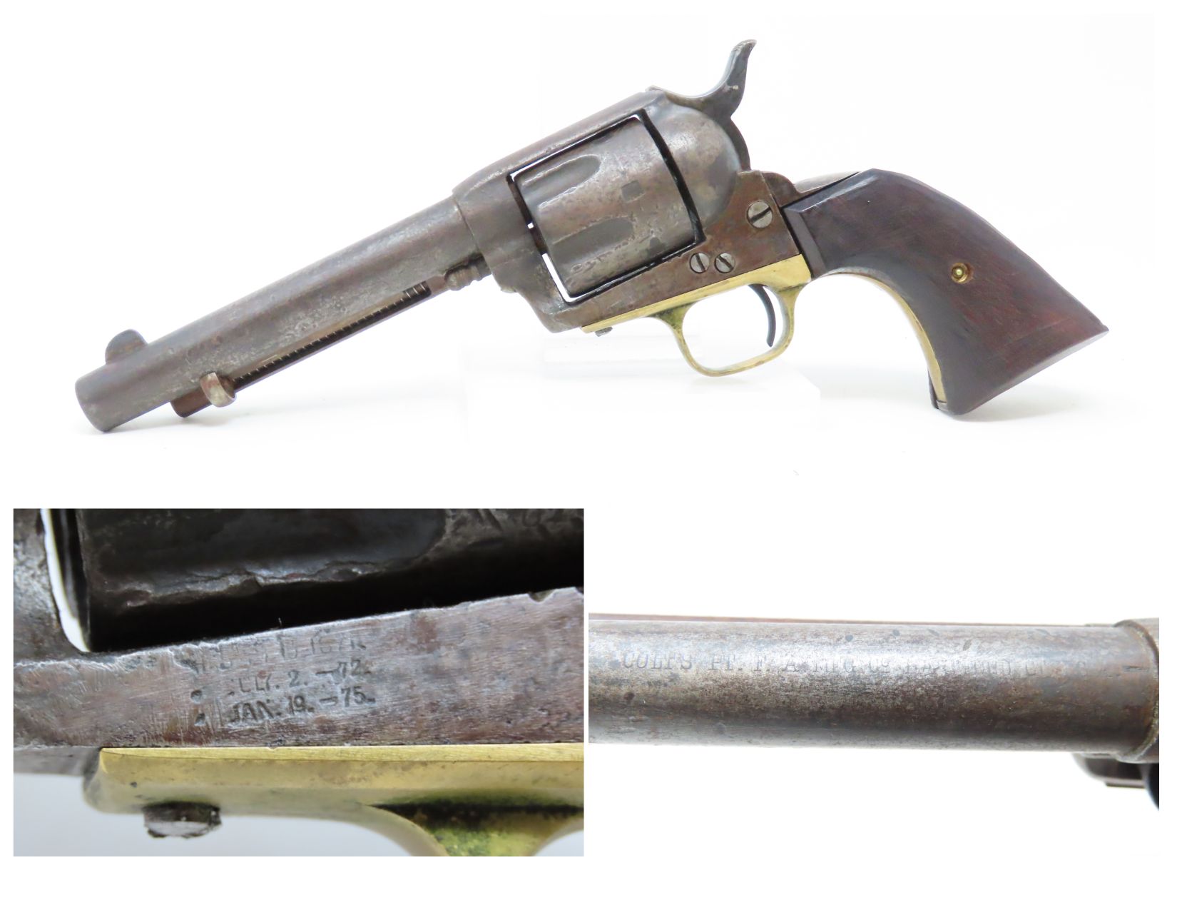 Black Powder Frame Colt Single Action Army Revolver 12.7.21 C ...