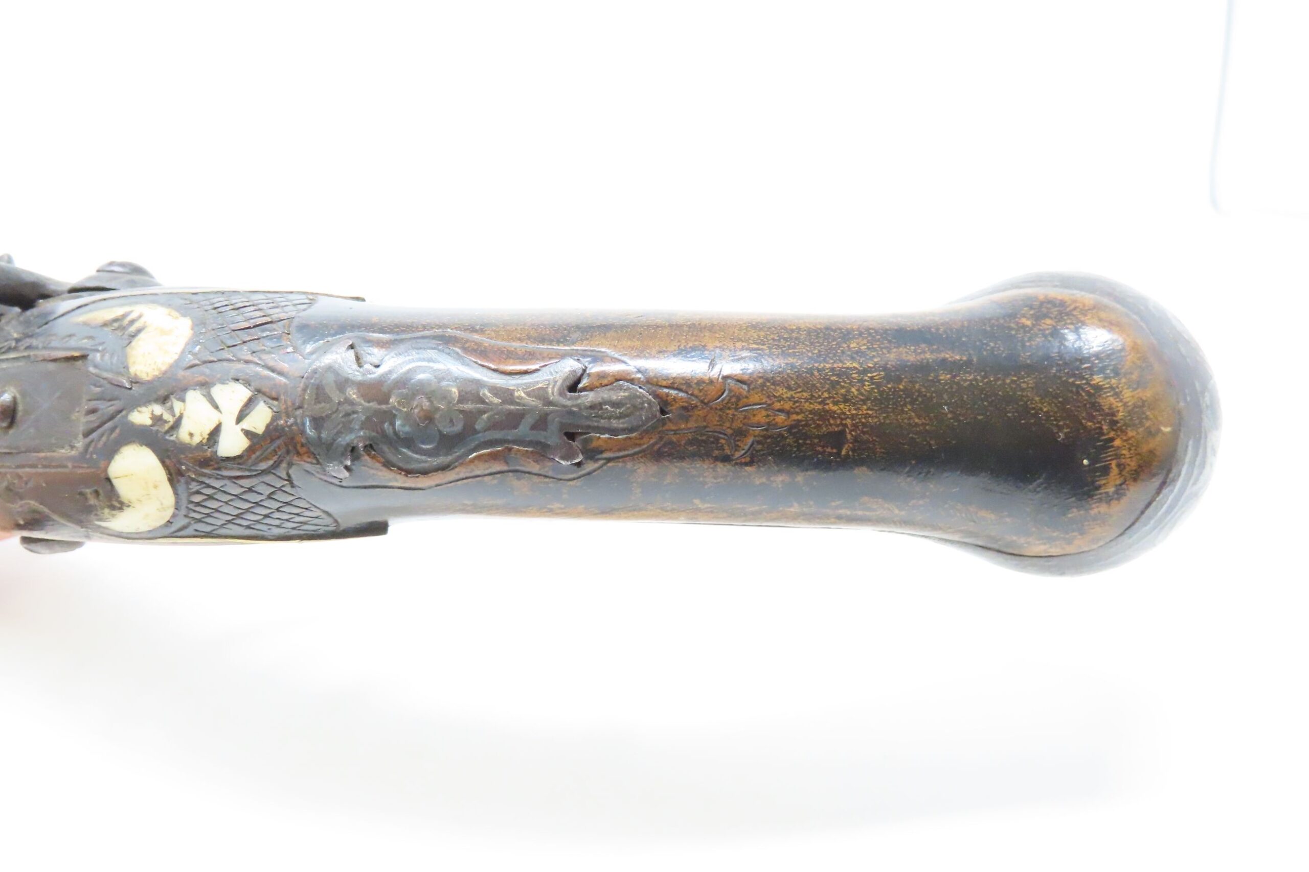 Embellished Middle Eastern Flintlock Pistol 3.29.22 C&RAntique007 ...