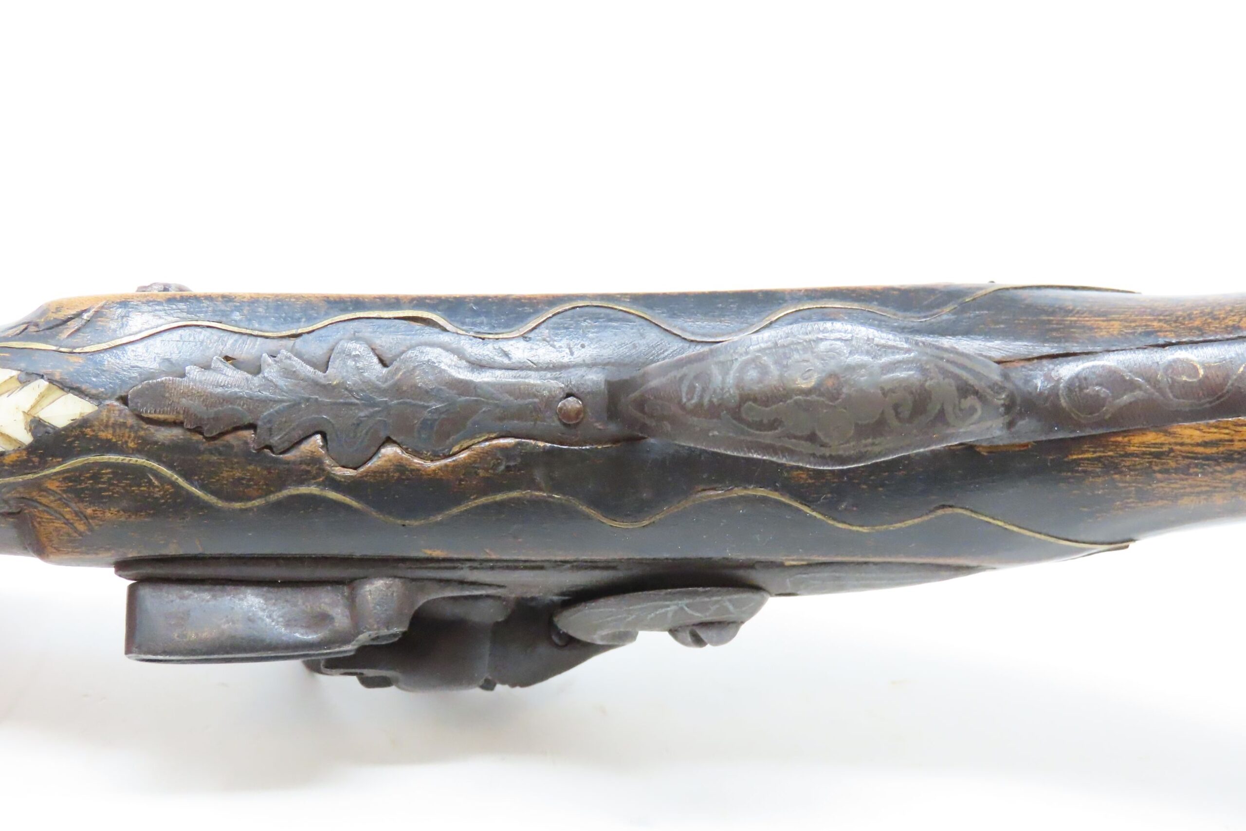 Embellished Middle Eastern Flintlock Pistol 3.29.22 C&RAntique012 ...