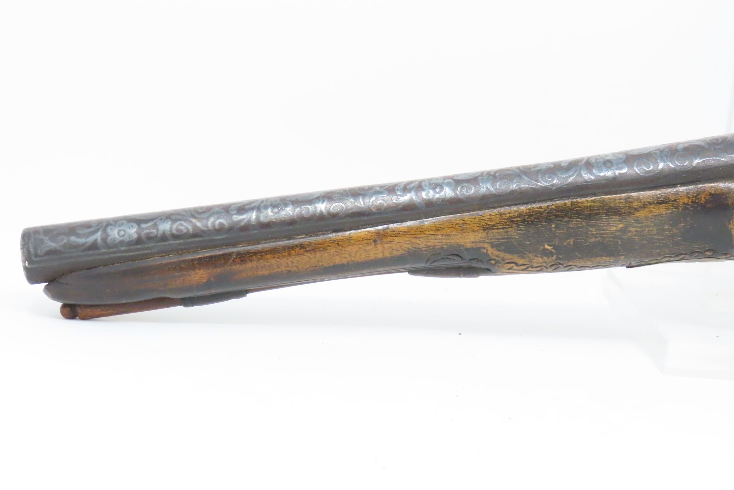 Embellished Middle Eastern Flintlock Pistol 3.29.22 C&RAntique018 ...