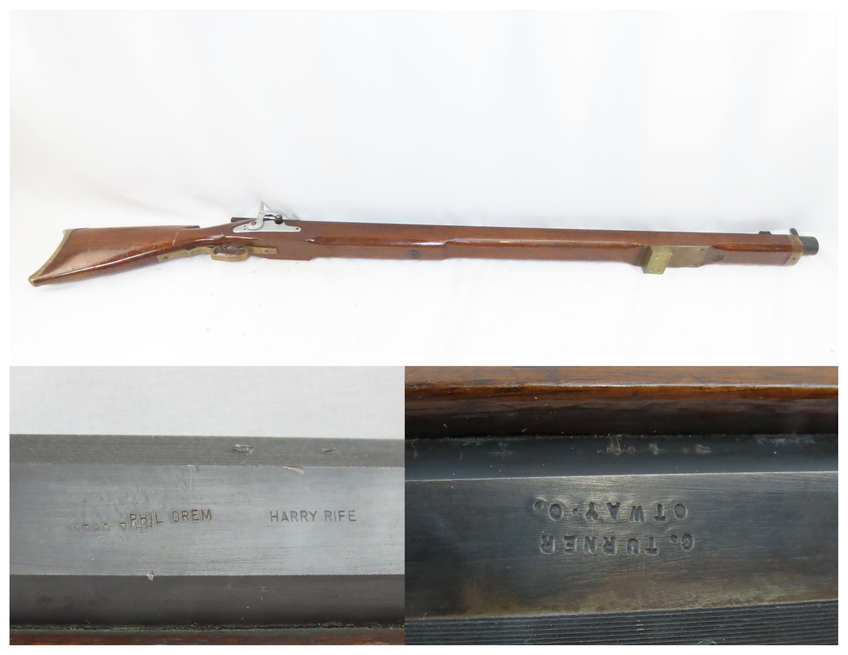 Phil Orem Harry Rifle and C. Turner Marked Bench Rifle 4.11.22 C ...