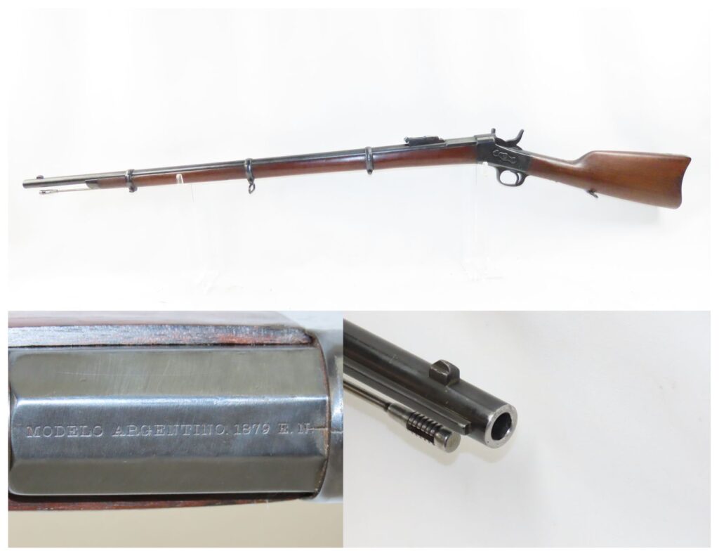 Remington Argentine Contract Model 1879 Rolling Block Rifle 4.9.22 C ...
