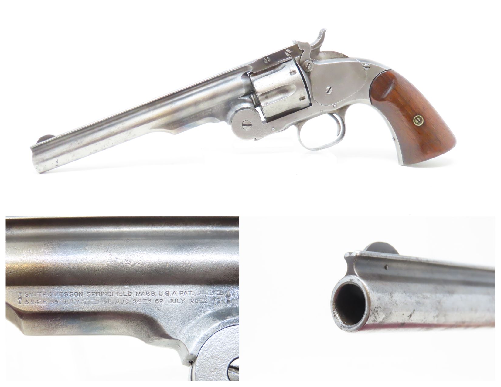 Smith & Wesson First Model Schofield Single Action Revolver 29.22 C&RAntique001 | Ancestry Guns