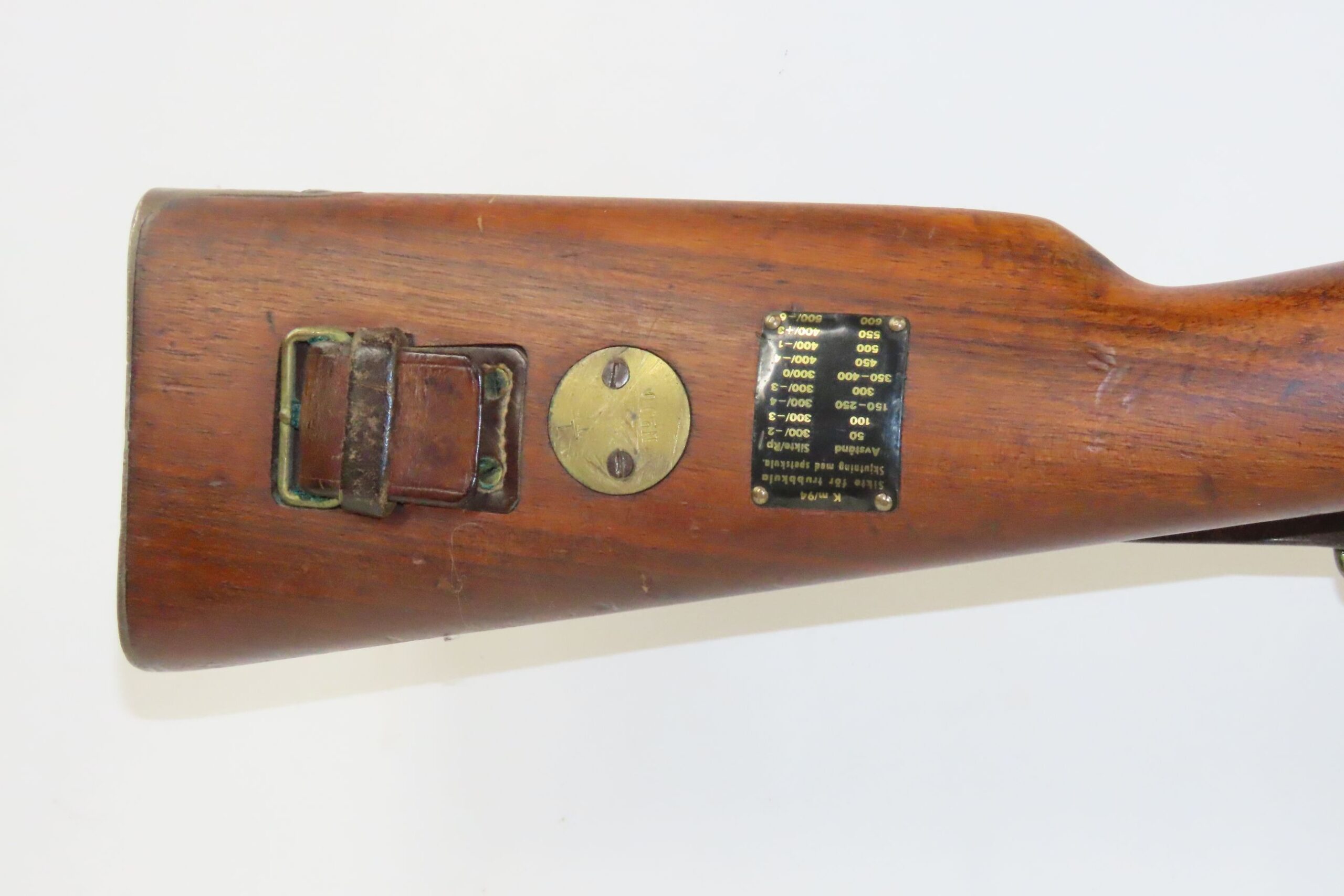 Swedish Carl Gustaf MOdel 1894 Carbine 4.5.22 C&RAntique003 | Ancestry Guns