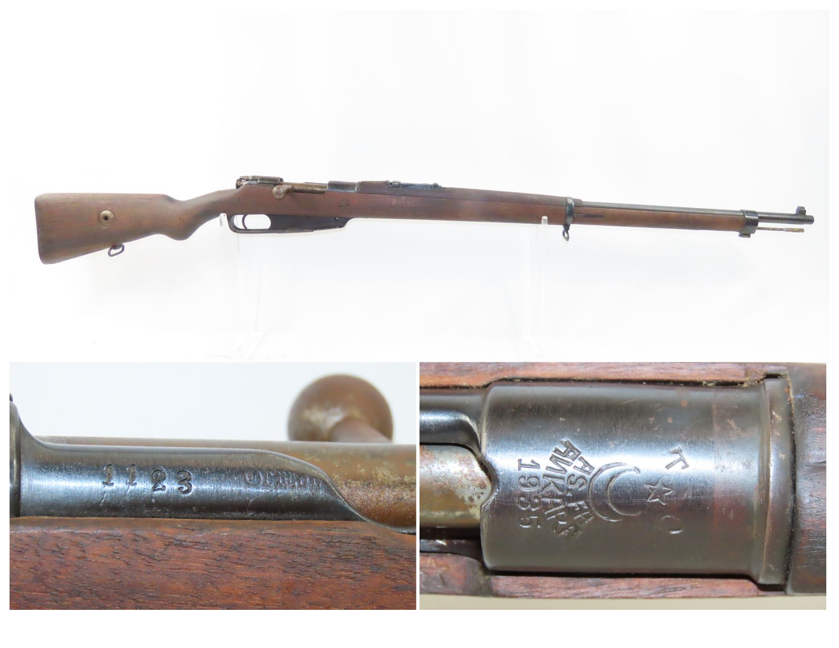 Turkish Ankara Gewehr 88 Mauser Rifle 3.18.22 C&RAntique001 | Ancestry Guns