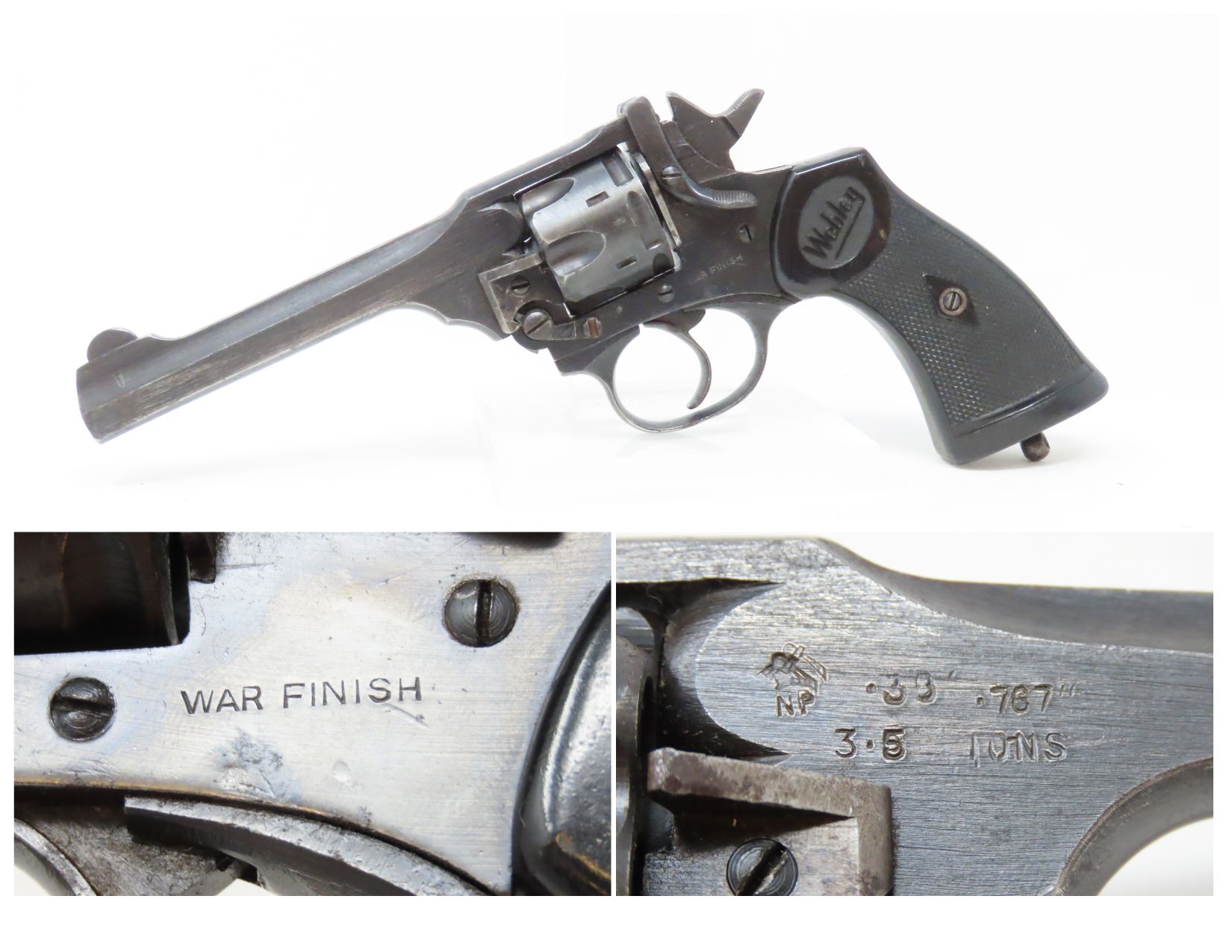 Webley Mk. IV Revolver 1.25.22 C&RAntique001 | Ancestry Guns