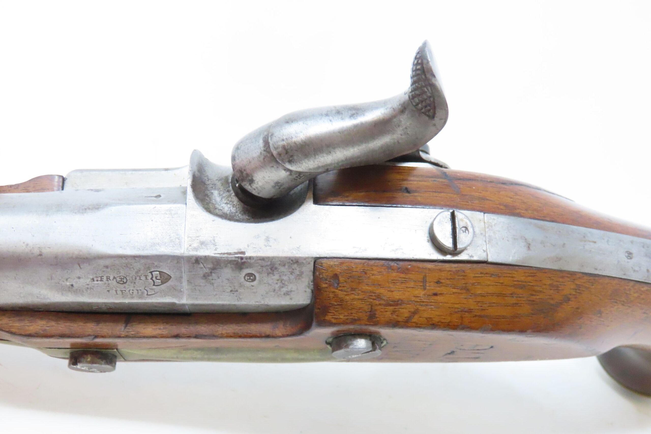 Belgian Francotte Swiss Contract Model 1840 Pistol with Canton Markings ...
